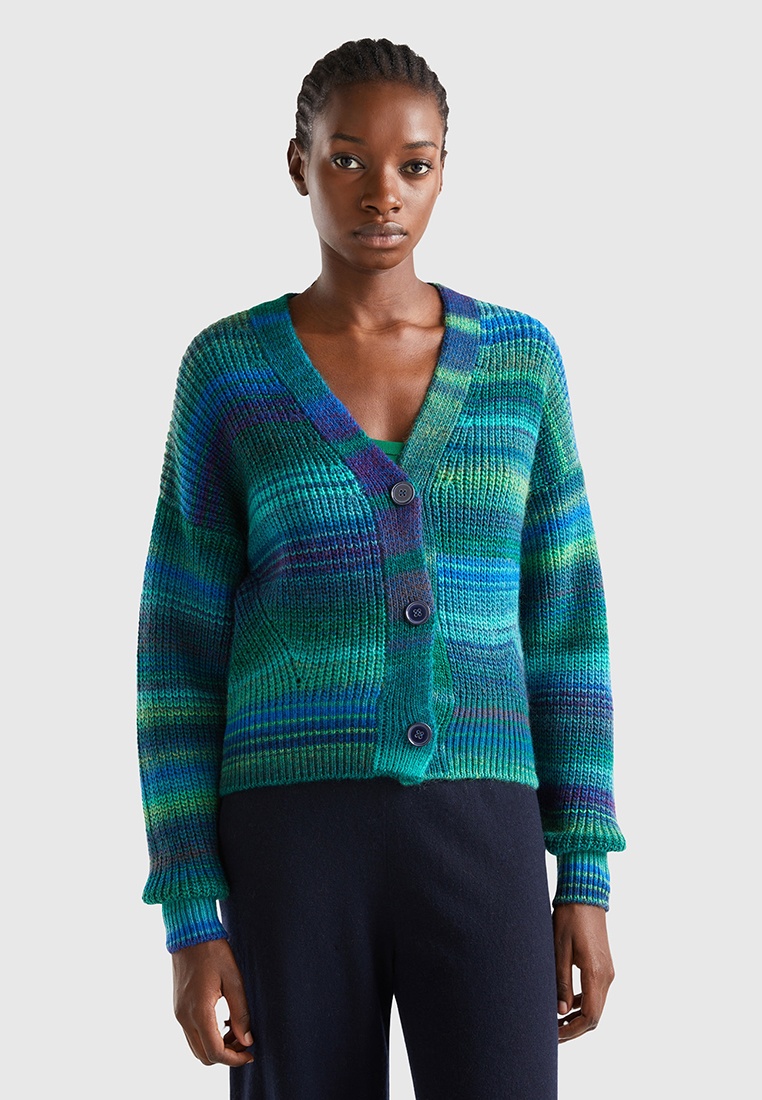 Кардиган United Colors of Benetton, цвет: мультиколор, RTLADD606801 ...