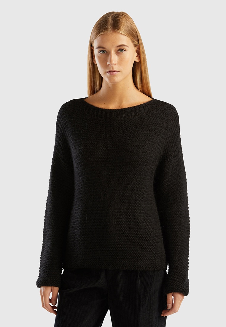 Джемпер United Colors of Benetton, цвет: черный, RTLADD612501 — купить ...