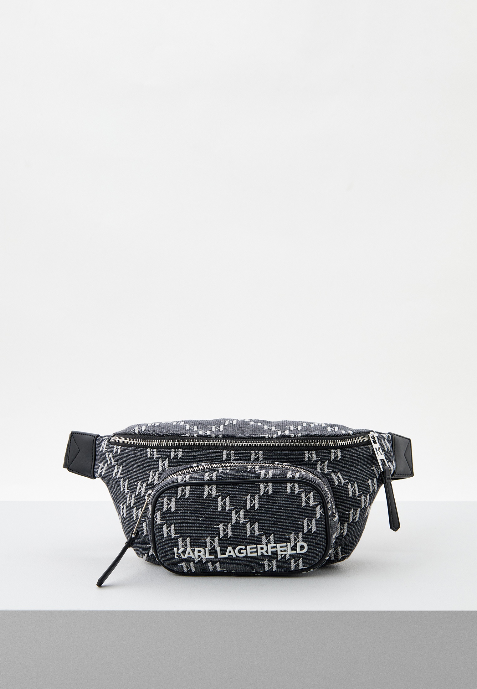 Сумка поясная Karl Lagerfeld, цвет: серый, RTLADD686501 — купить в ...