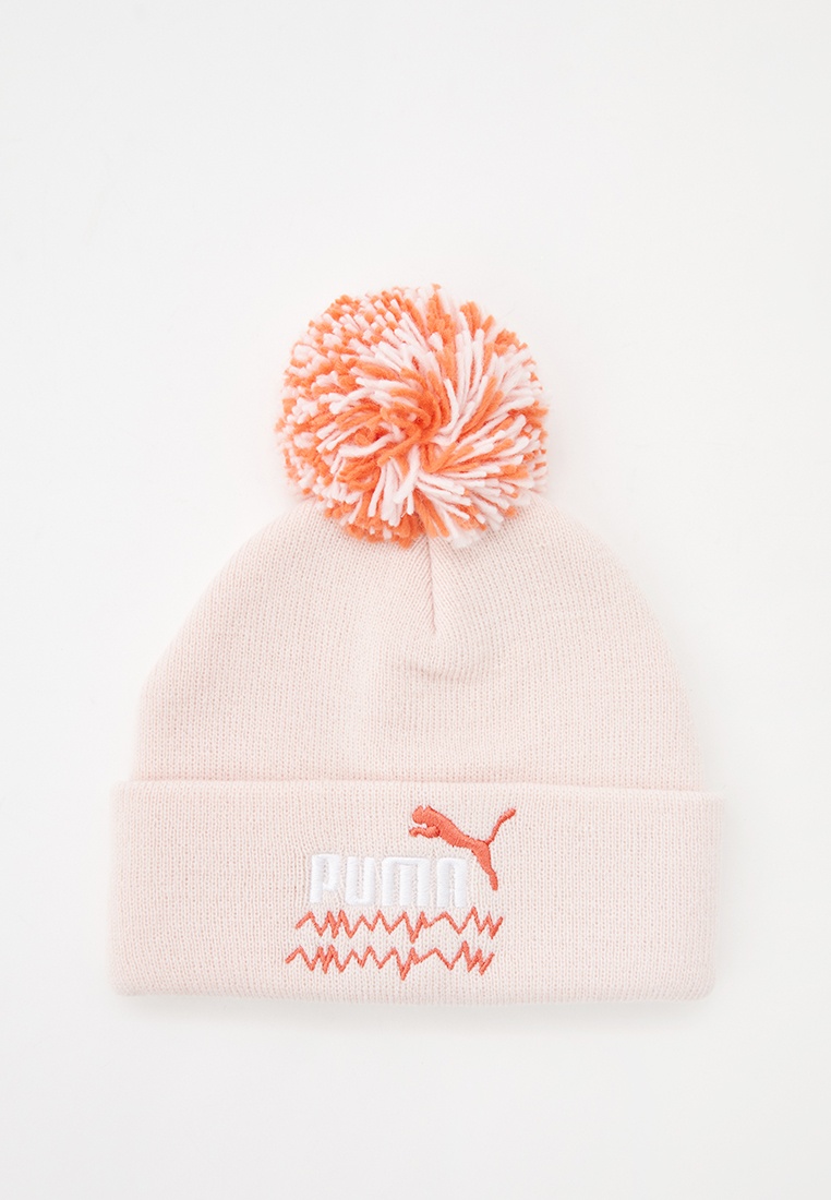 Шапка PUMA Mixmatch Pom Pom Beanie, цвет: розовый, RTLADD702201 ...