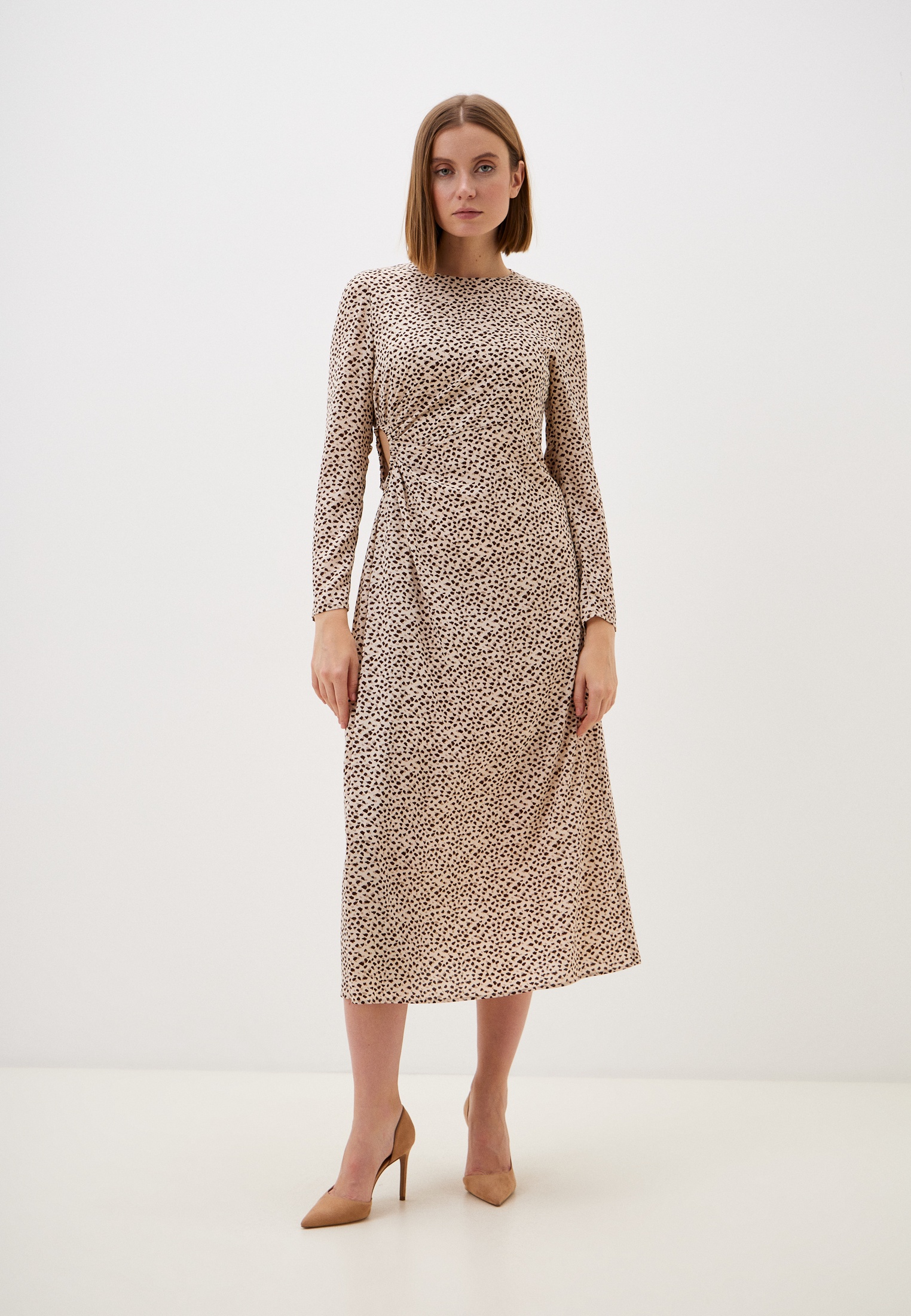 Платье Shartrez, цвет: бежевый, RTLADD787601 — купить в интернет ...