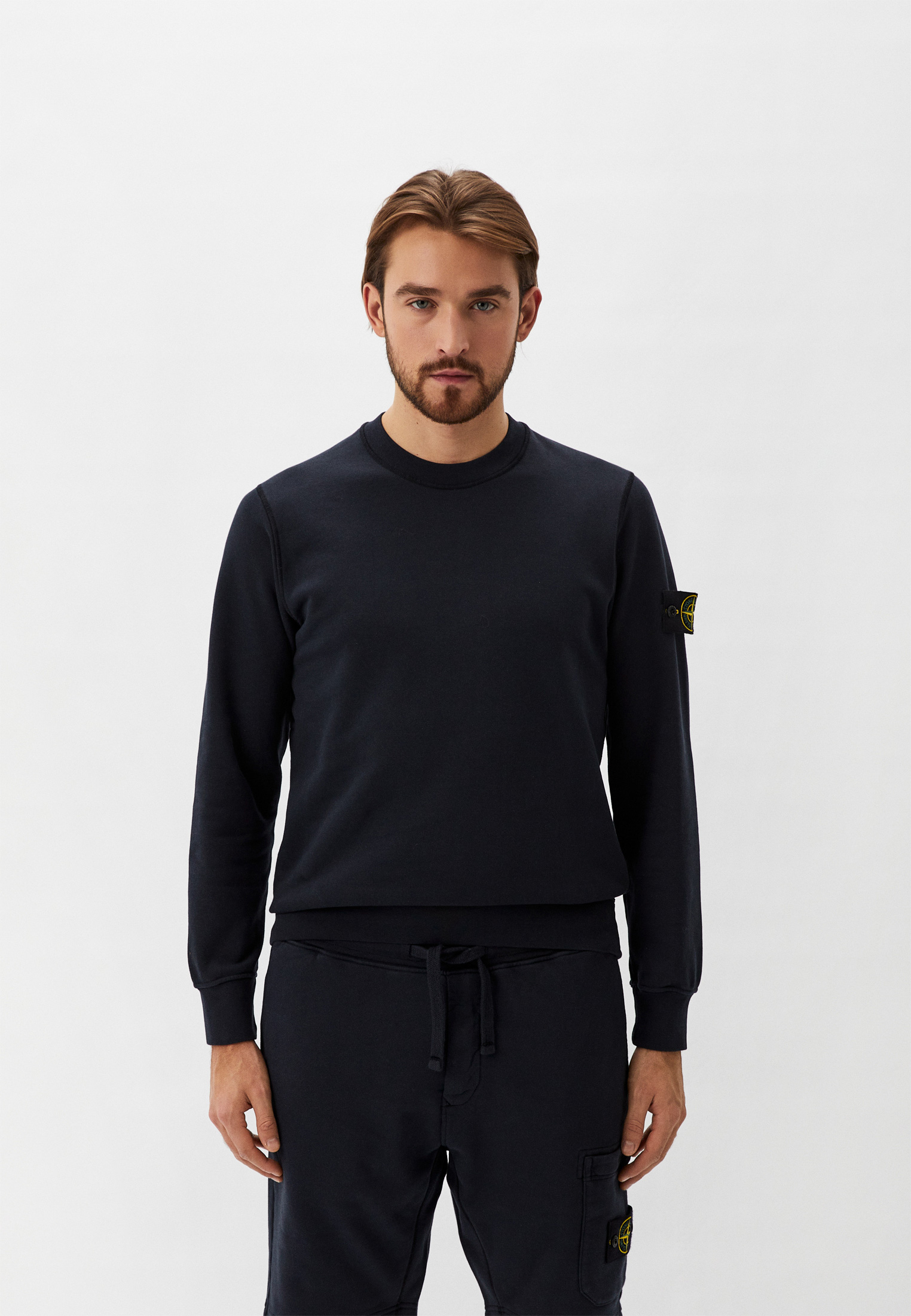 Свитшот Stone Island, цвет: синий, RTLADD830501 — купить в интернет ...