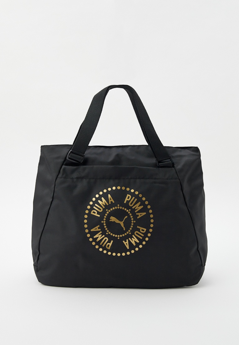 Сумка спортивная PUMA AT ESS Tote Bag Logo Love PUMA Black, цвет ...