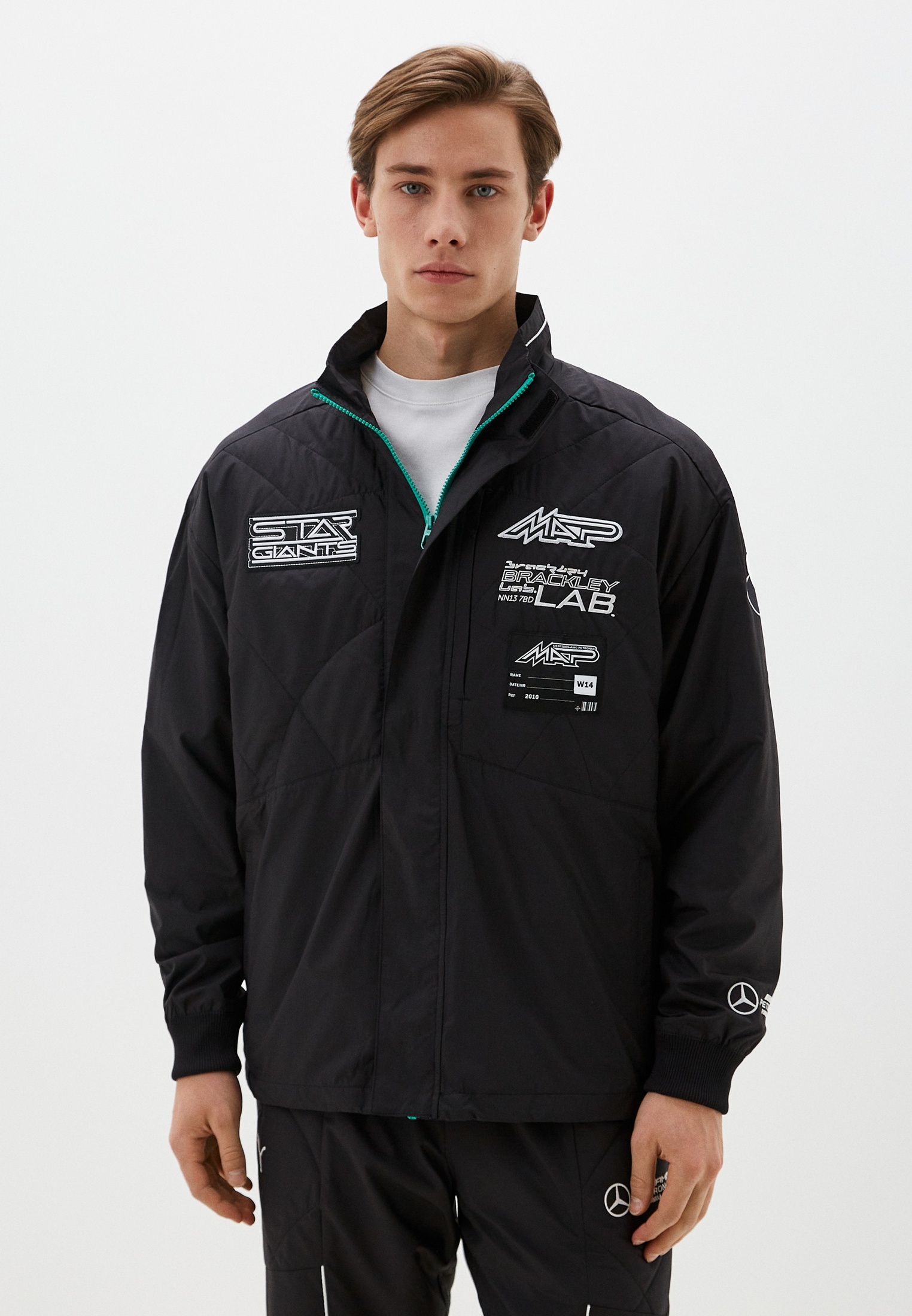 Куртка утепленная PUMA MAPF1 Garage Crew Jacket PUMA Black, цвет ...