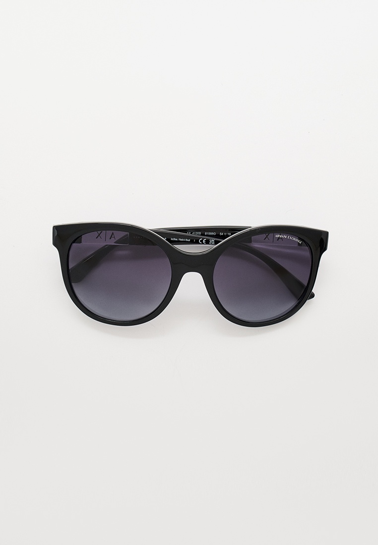 Очки солнцезащитные Armani Exchange AX4120S 81588G, цвет: черный ...
