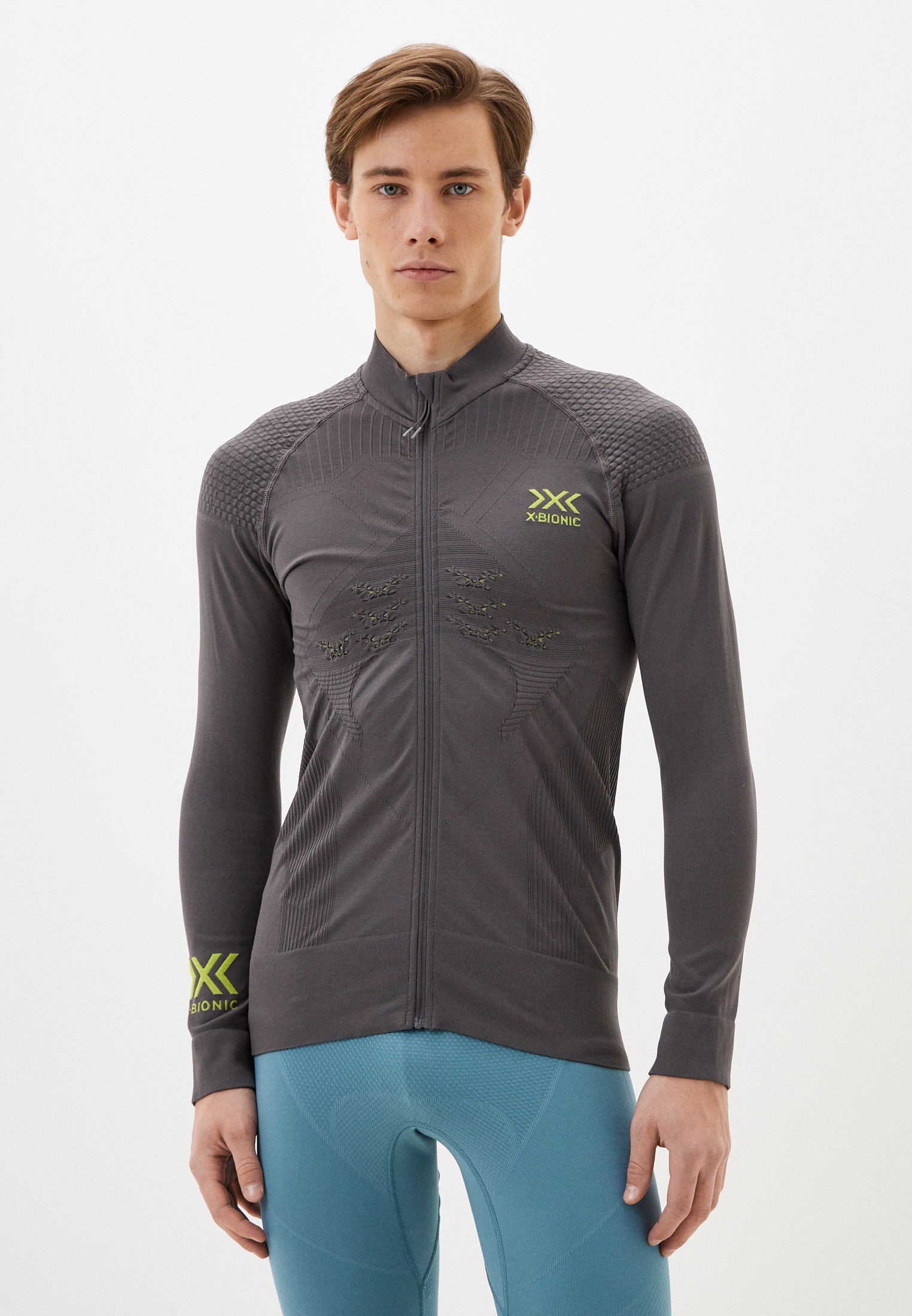 Термобелье верх X-Bionic ENERGIZER 4.0 TRANSMISSION LAYER JACKET, цвет: серый, RTLADE157401 ...