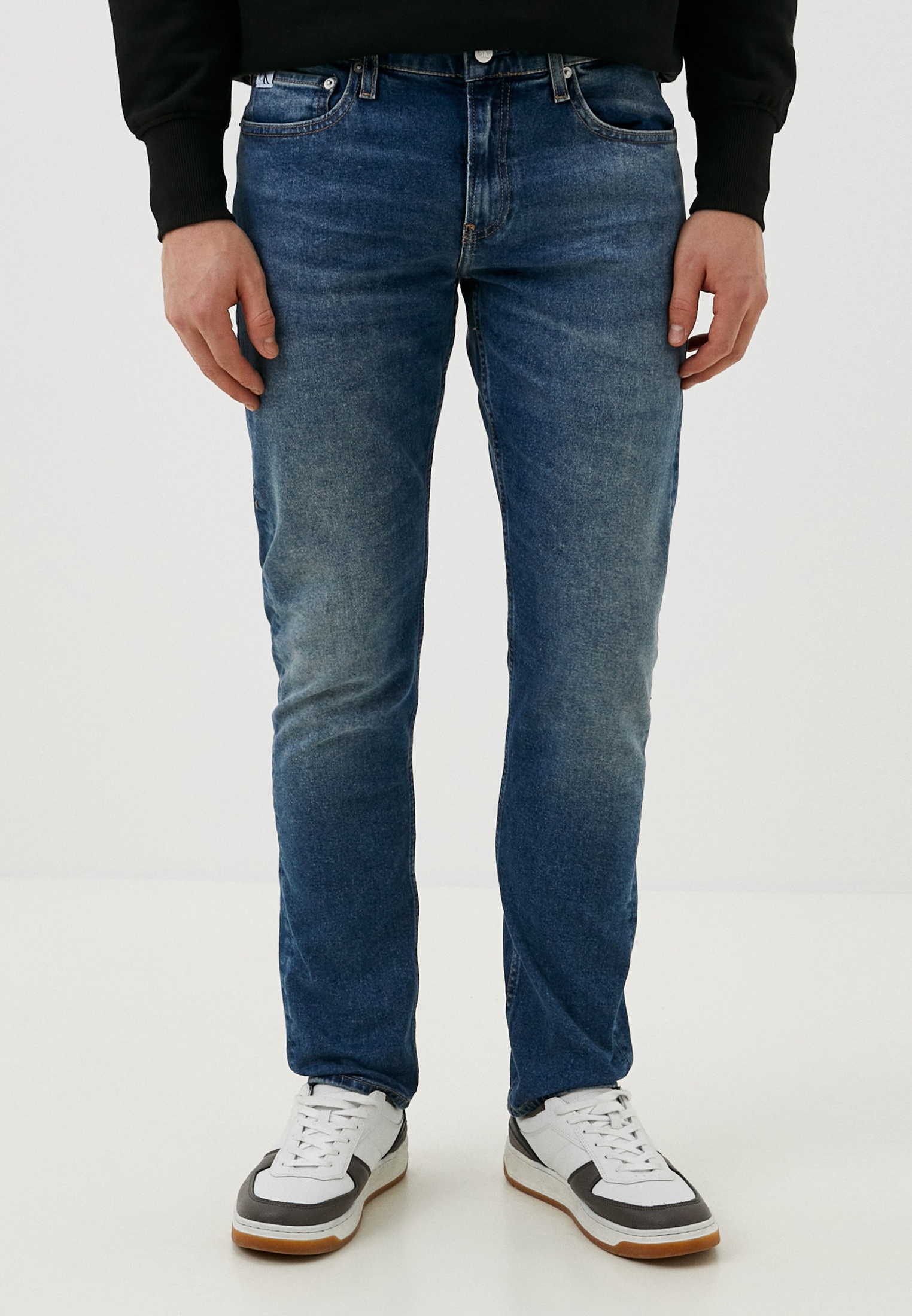 Джинсы Calvin Klein Jeans SLIM, цвет: синий, RTLADE267201 — купить в ...