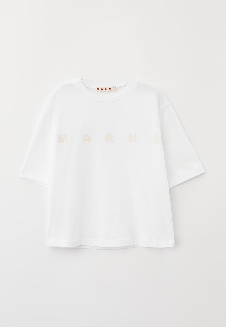 Футболка Marni, цвет: белый, RTLADE529301 — купить в интернет-магазине ...