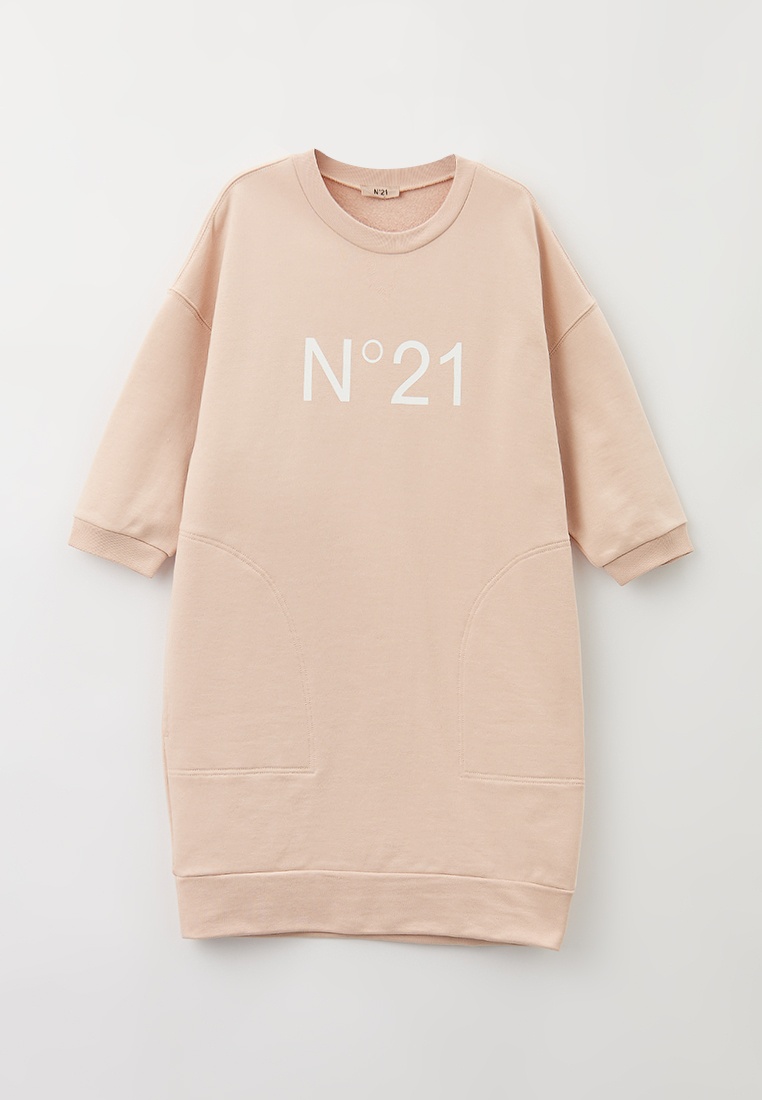 Платье N21, цвет: розовый, RTLADE535701 — купить в интернет-магазине Lamoda