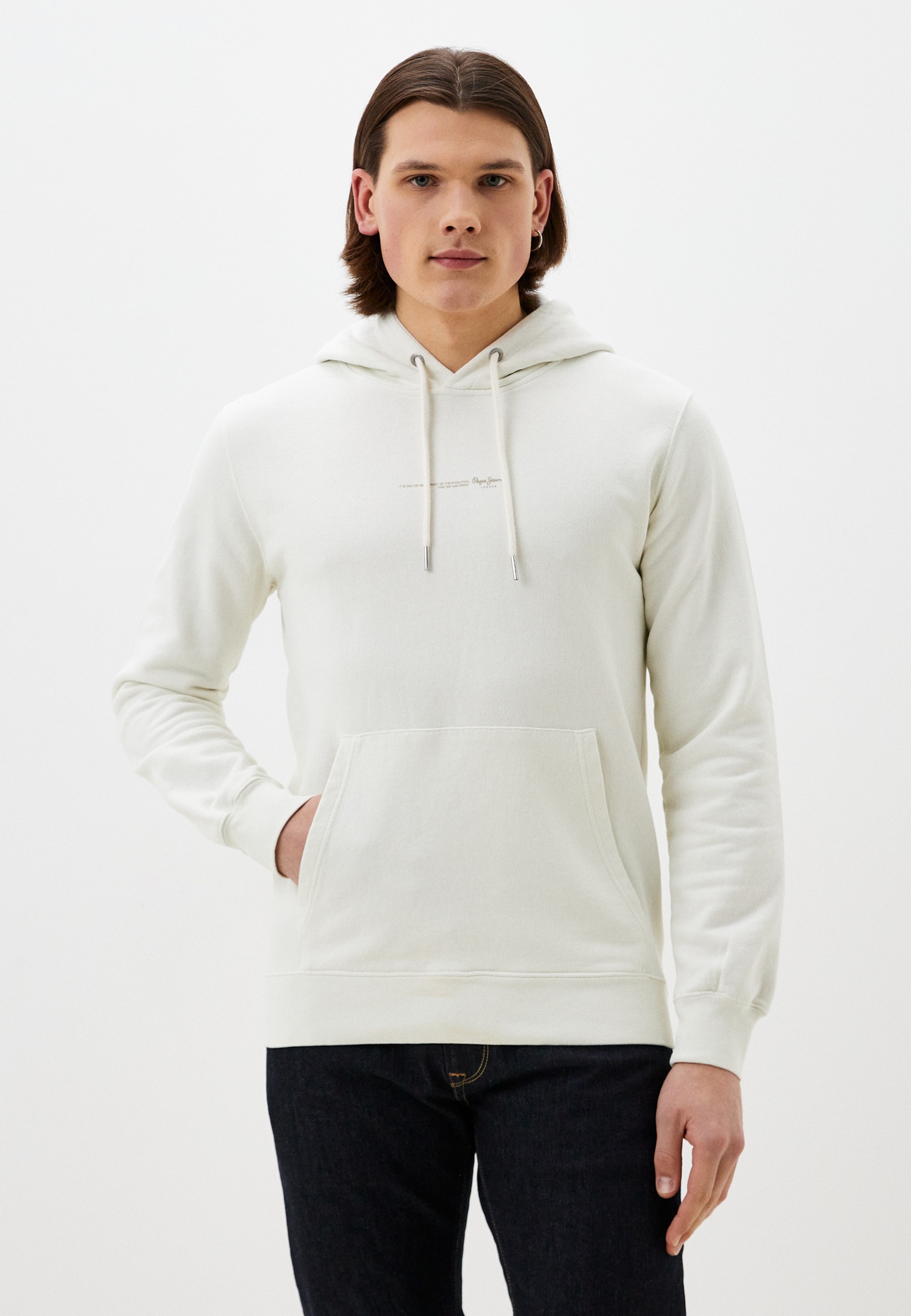 Худи Pepe Jeans, цвет: белый, RTLADE739701 — купить в интернет-магазине ...