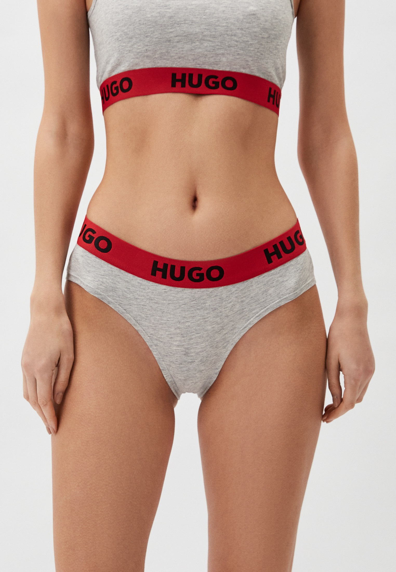 Трусы Hugo BRIEF SPORTY LOGO, цвет: серый, RTLADE790101 — купить в ...