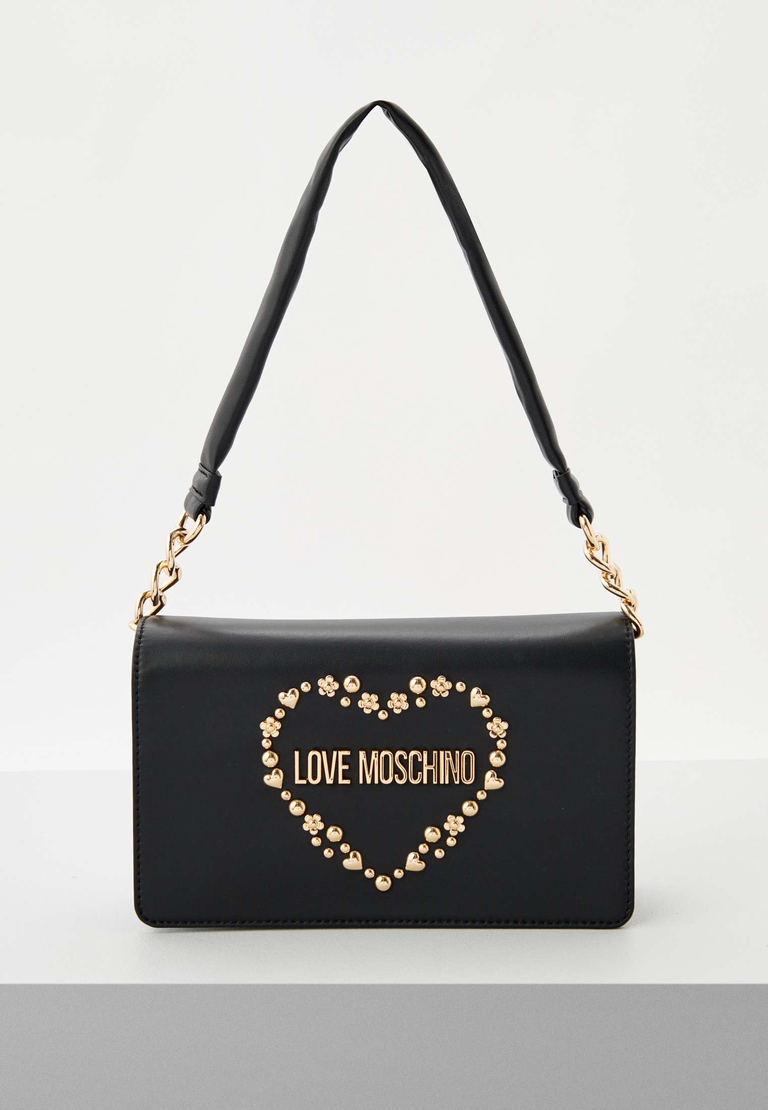 Сумка Love Moschino, цвет: черный, RTLADE832301 — купить в интернет ...