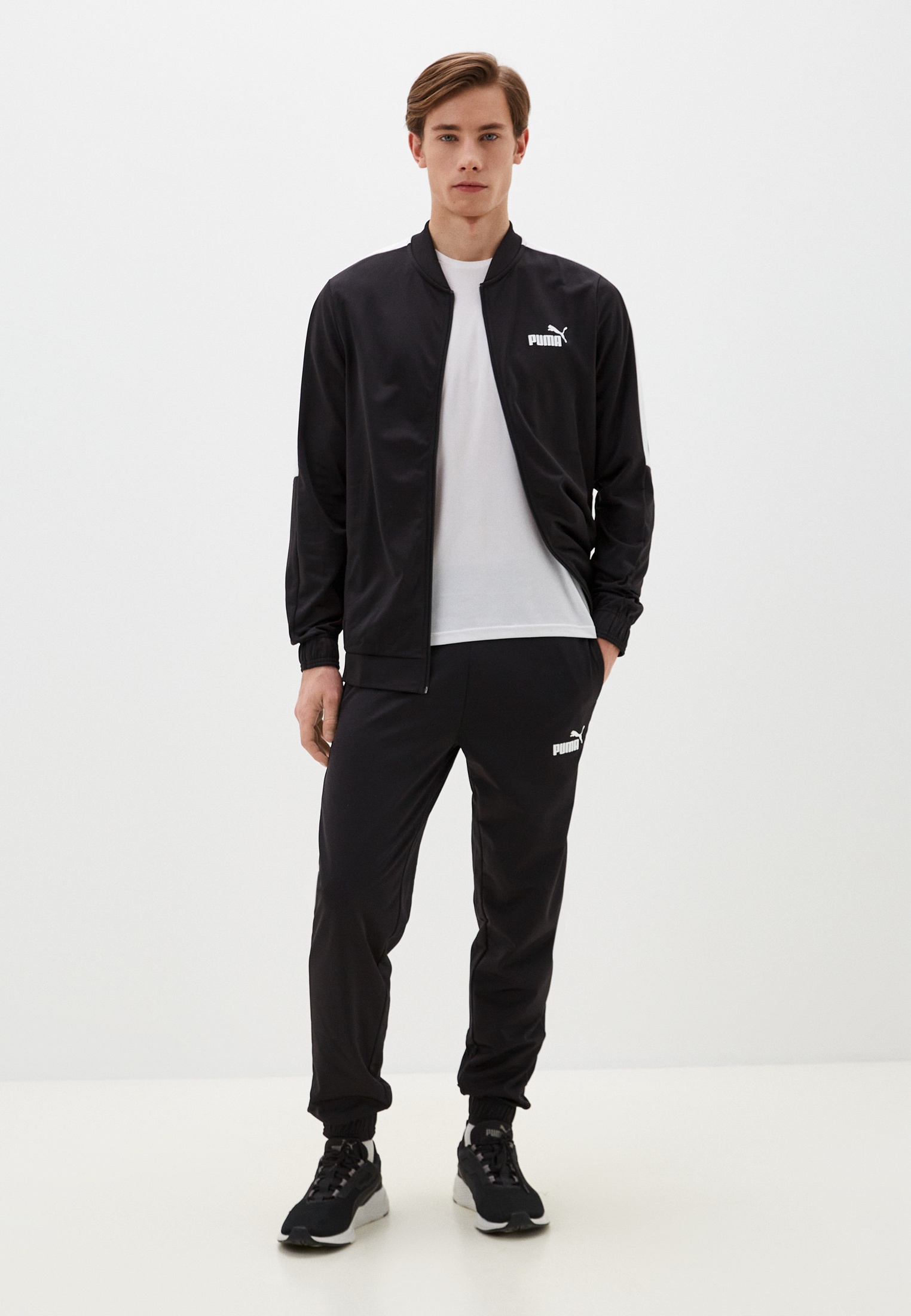 Костюм спортивный PUMA Baseball Tricot Suit, цвет: черный, RTLADE897401 ...