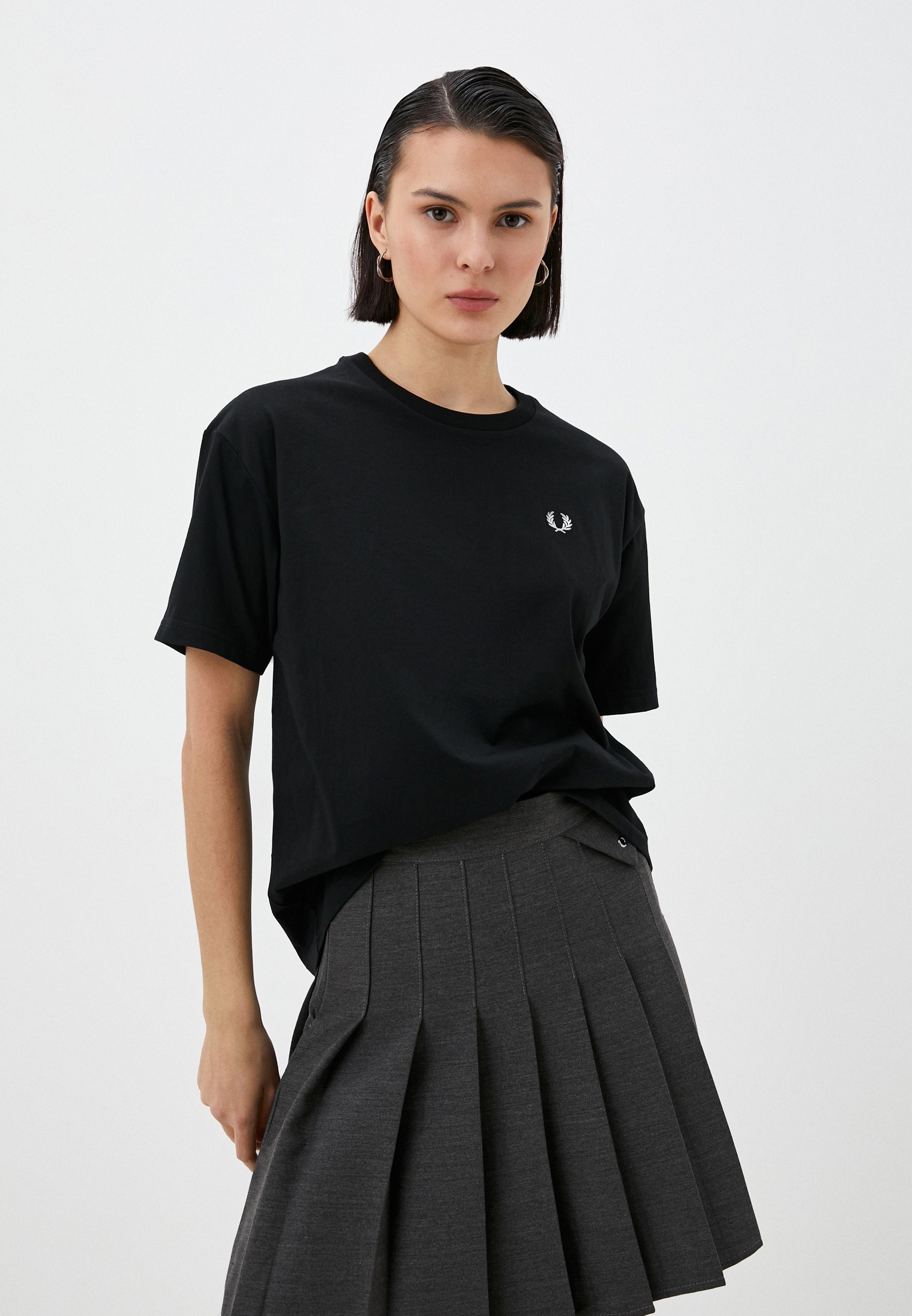 Футболка Fred Perry, цвет: черный, RTLADE994601 — купить в интернет ...