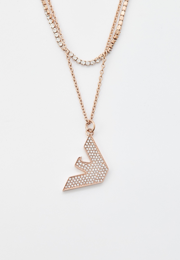 Колье Emporio Armani, цвет: золотой, RTLADF334801 — купить в интернет ...