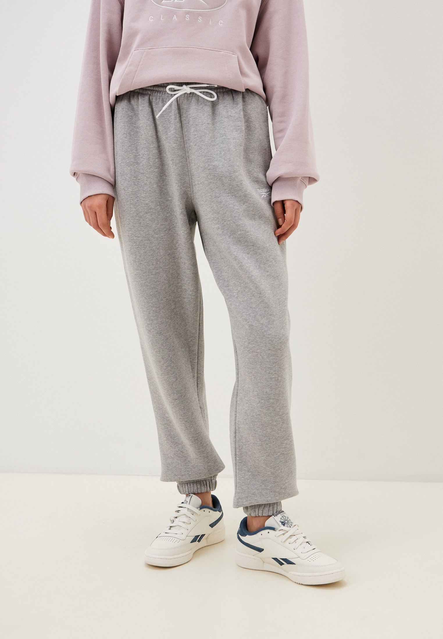Брюки спортивные Reebok REEBOK IDENTITY SMALL LOGO FLEECE JOGGER, цвет ...
