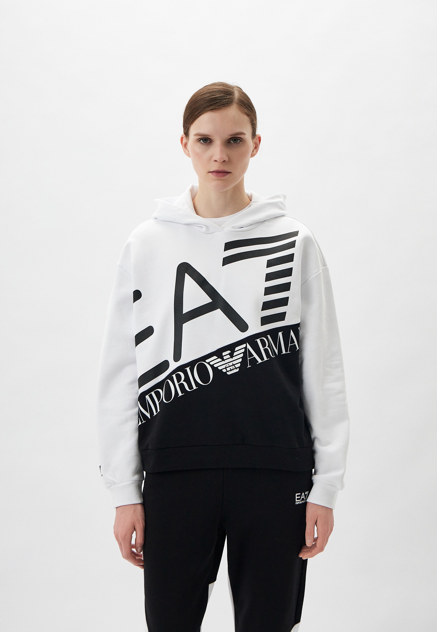 Худи EA7 LOGO SERIES, цвет: белый, RTLADF485101 — купить в интернет ...
