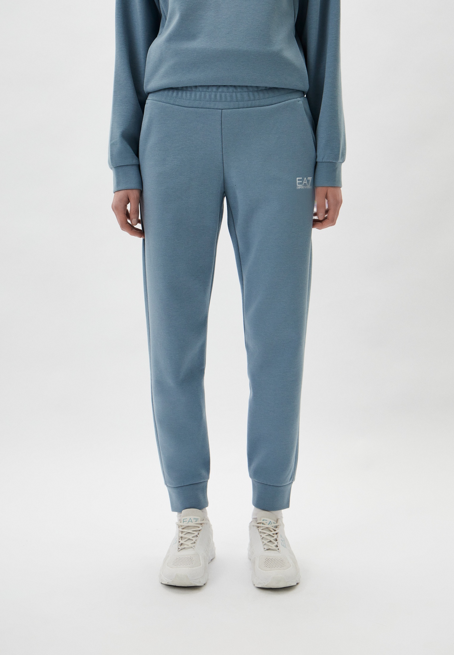 Брюки спортивные EA7 LOGO SERIES, цвет: голубой, RTLADF485701 — купить ...