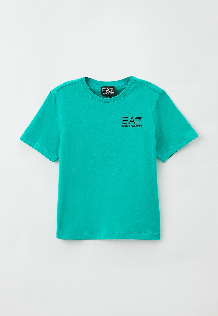 Футболка EA7, цвет: бирюзовый, RTLADF525801 — купить в интернет ...