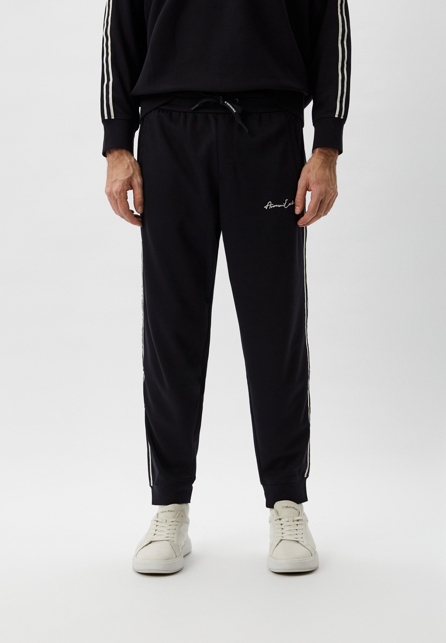 Брюки спортивные Armani Exchange, цвет: синий, RTLADF950001 — купить в ...