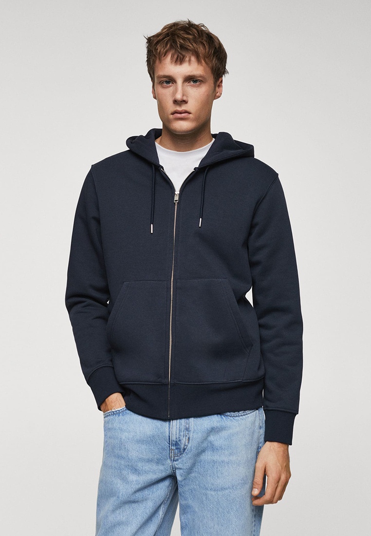 Толстовка Mango Man BADY, цвет: синий, RTLADG157101 — купить в интернет ...