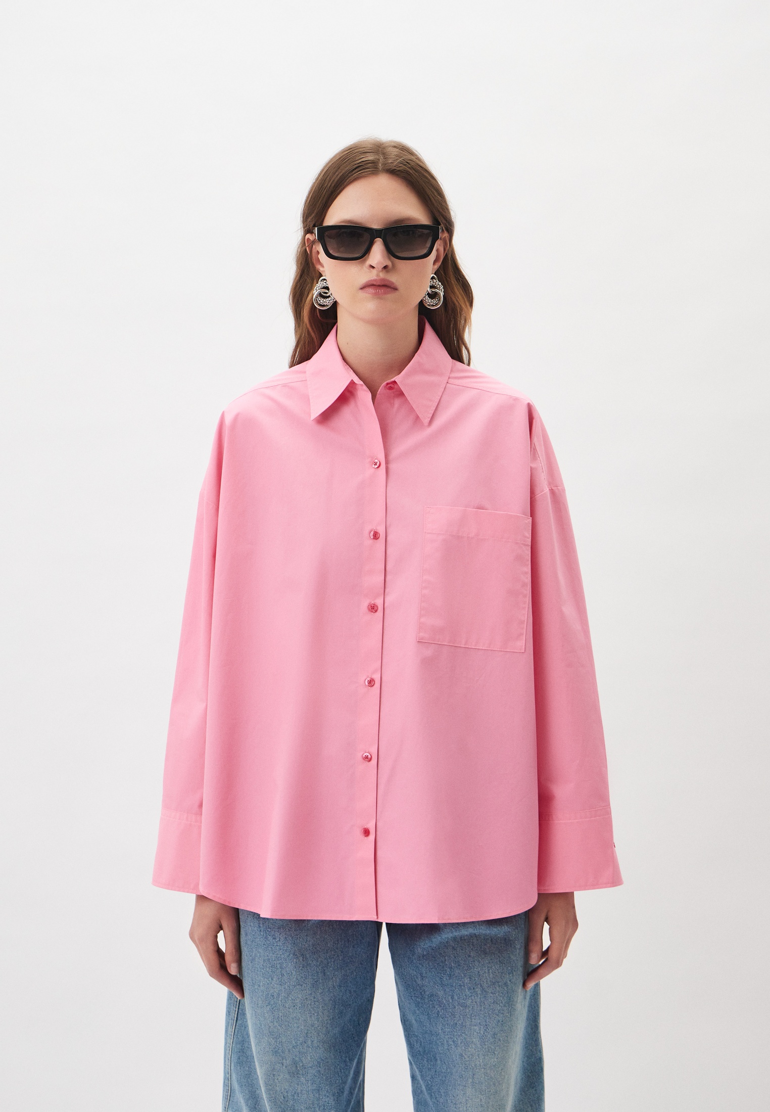 Рубашка Hugo Exifa, цвет: розовый, RTLADG394201 — купить в интернет ...