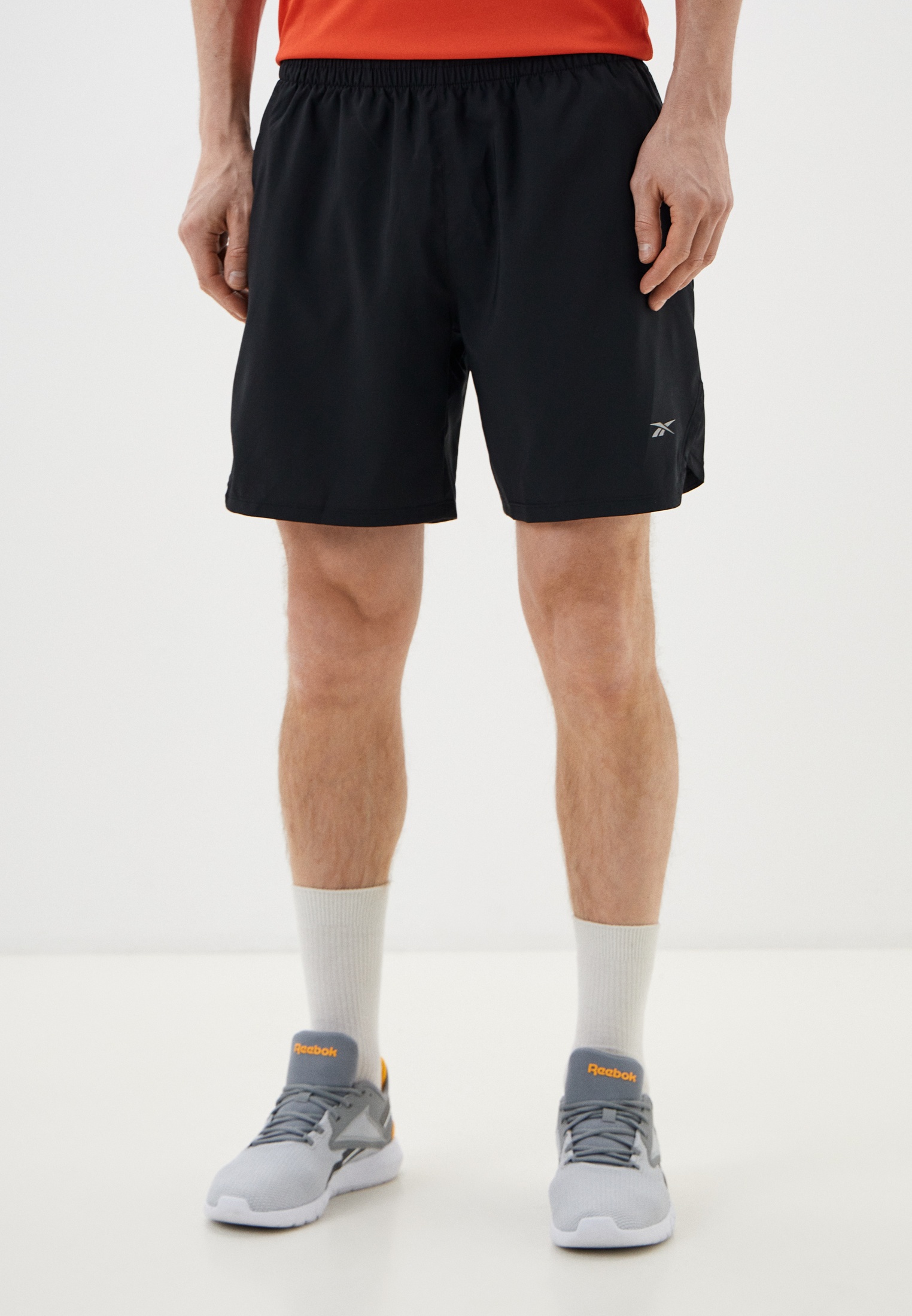 Шорты спортивные Reebok RUNNING SHORT, цвет: черный, RTLADG406401 ...