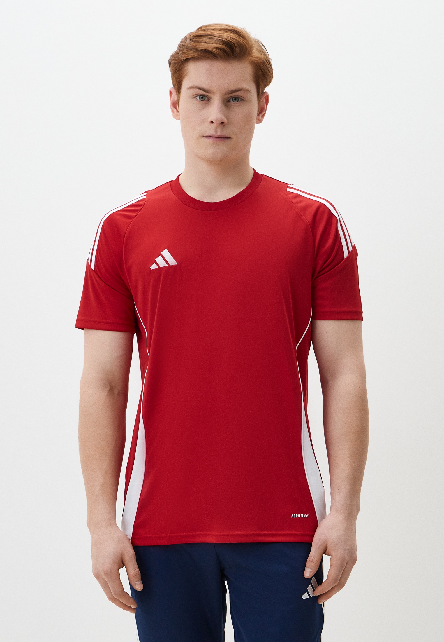 Футболка спортивная adidas TIRO24 JSY, цвет: красный, RTLADG516001 ...