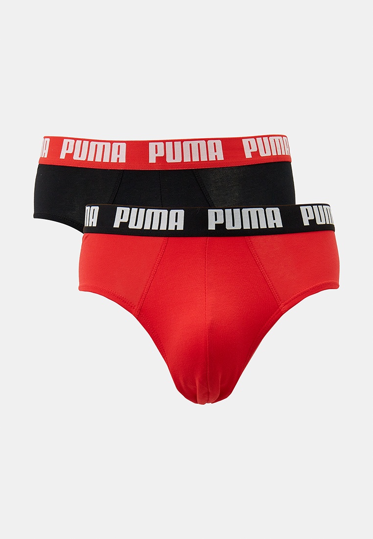 Трусы 2 шт. PUMA Puma Basic Brief 2P, цвет: красный, RTLADG692101 ...