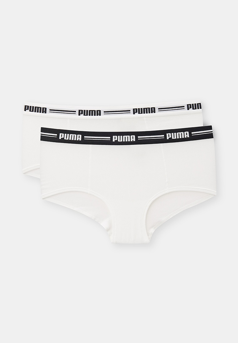 Трусы 2 шт. PUMA WOMEN MINI SHORT 2P PACK, цвет: белый, RTLABC807702 ...