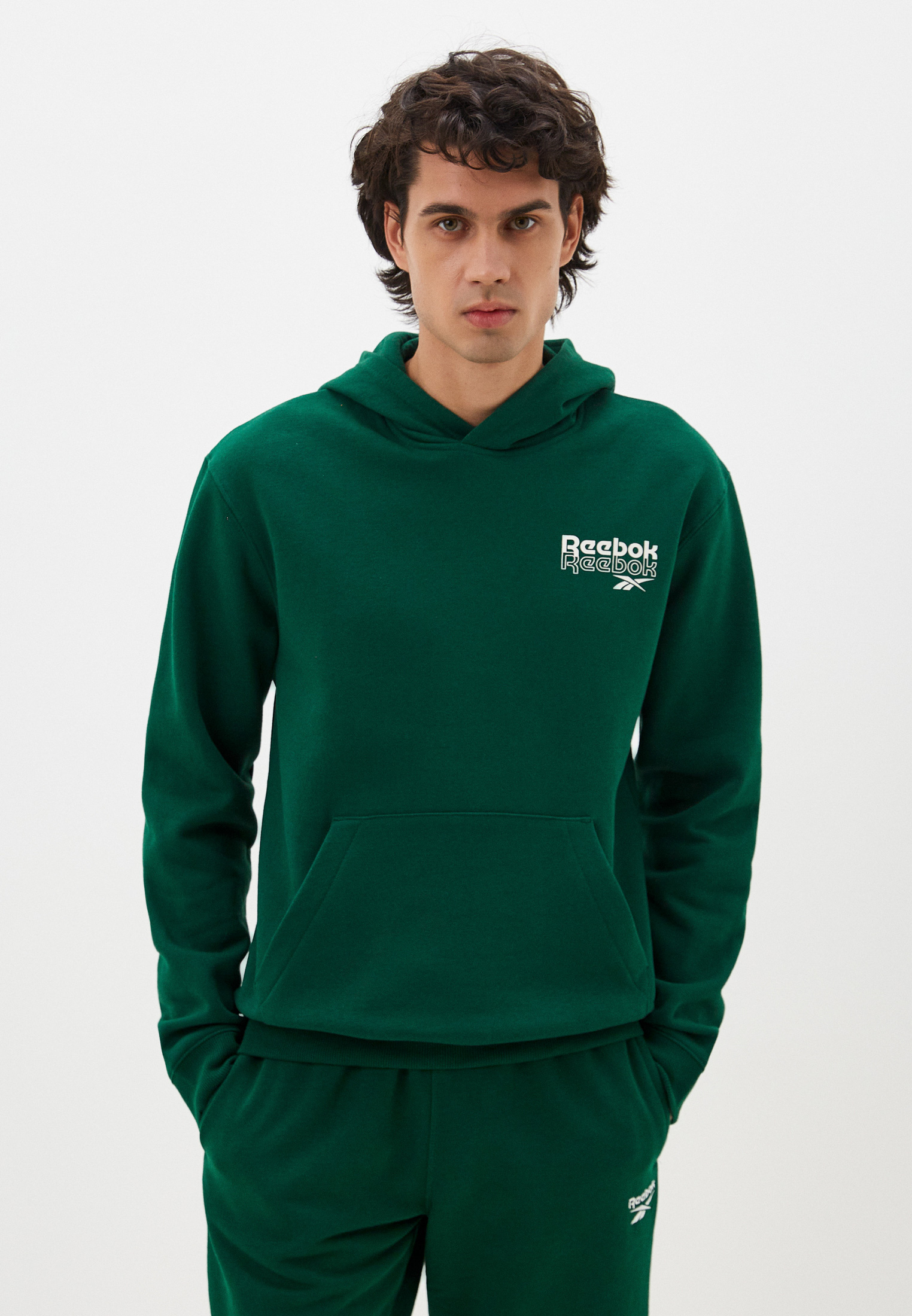Худи Reebok Lamoda Exclusive RI BRAND PROUD HOODIE, цвет: зеленый ...