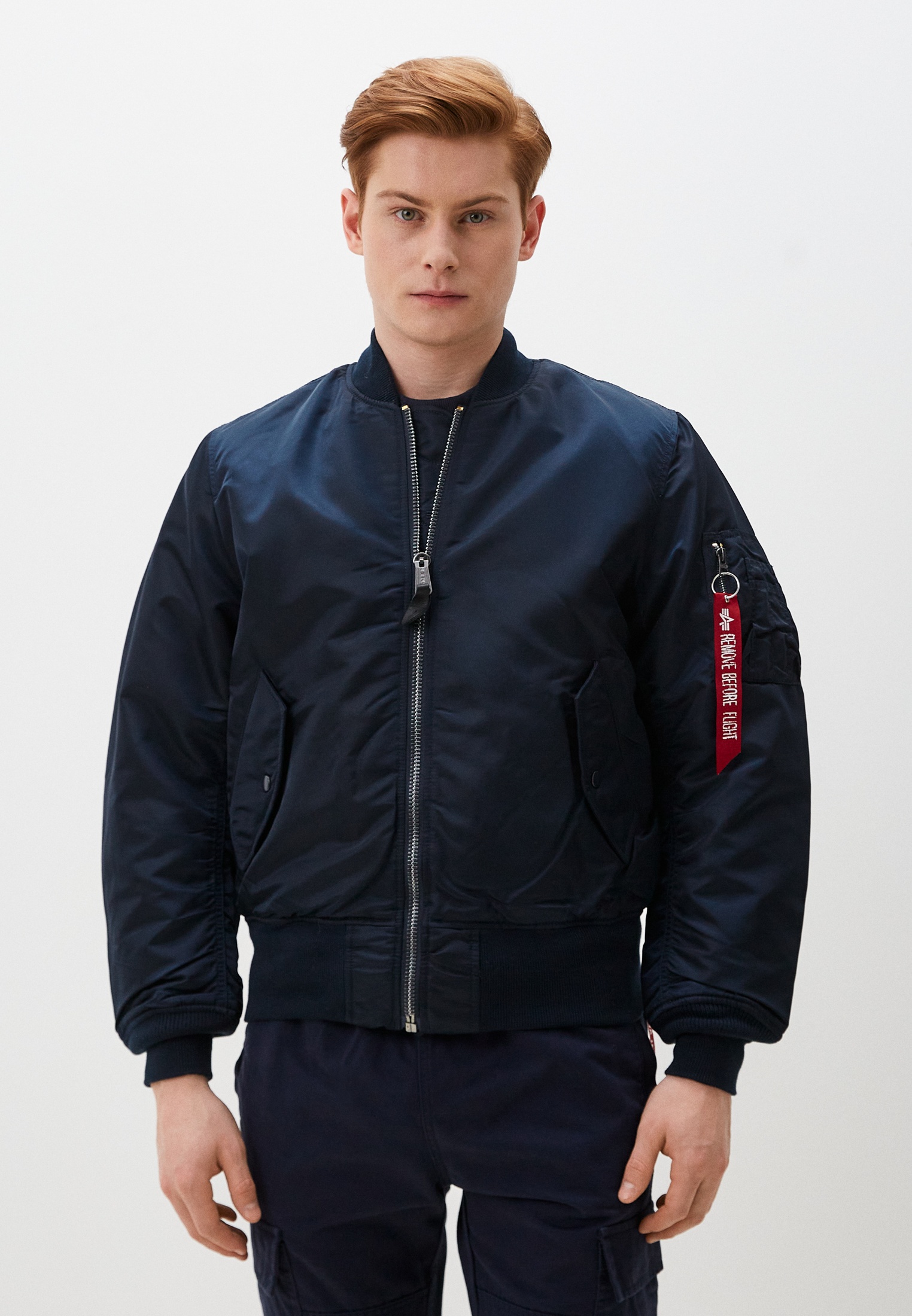 Куртка утепленная и брелок Alpha Industries ALPHA MA-1 FLIGHT JACKET ...