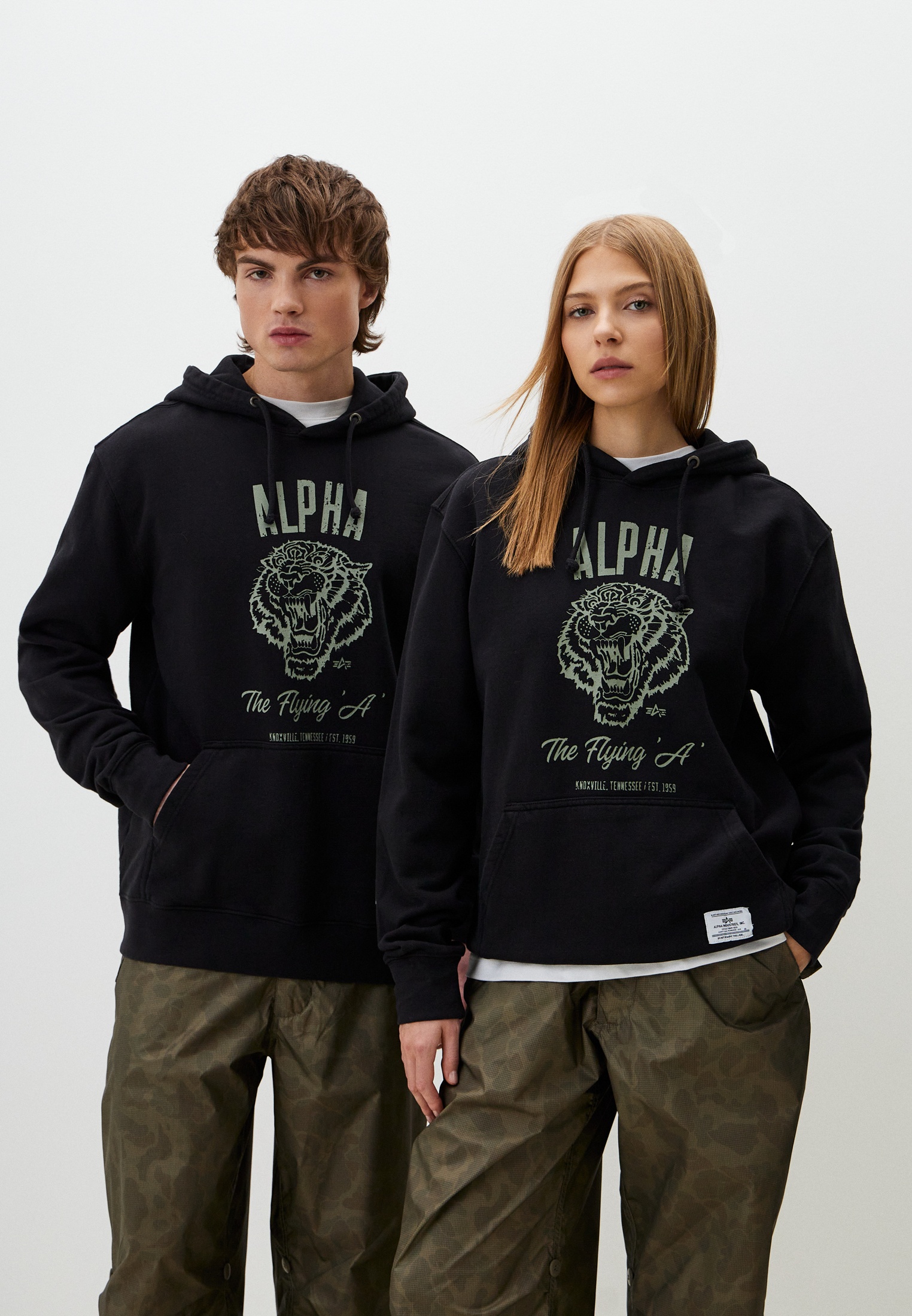 Худи Alpha Industries, цвет: черный, RTLADG803201 — купить в интернет ...