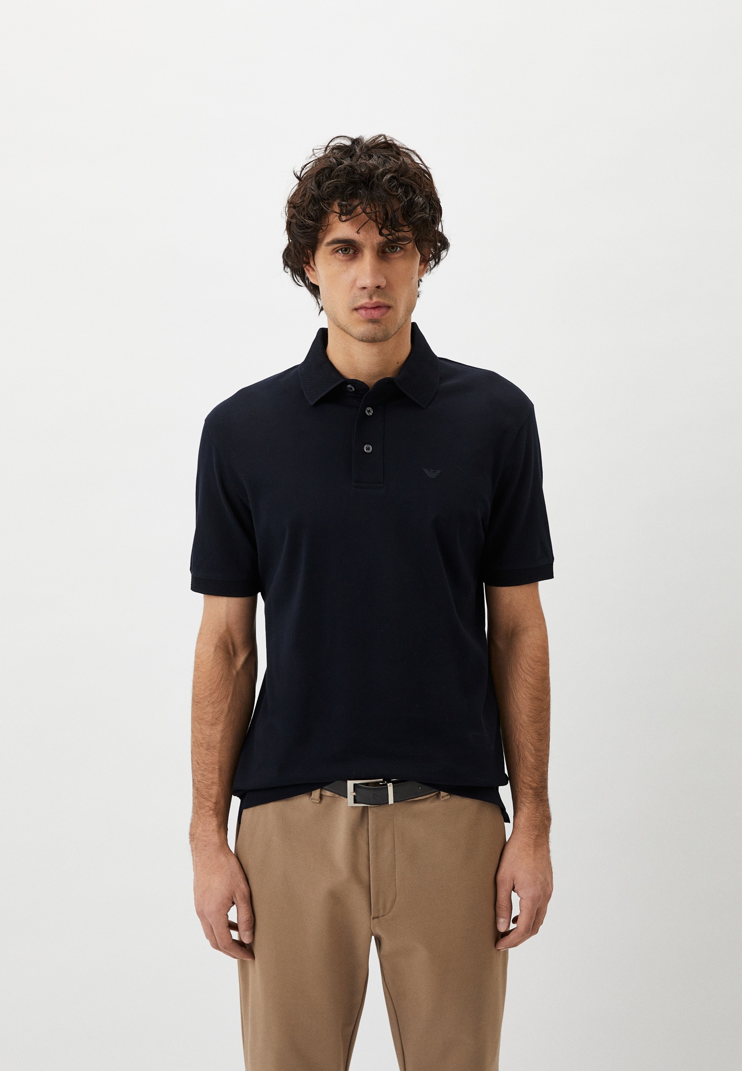 Поло Emporio Armani, цвет: синий, RTLADH520401 — купить в интернет ...