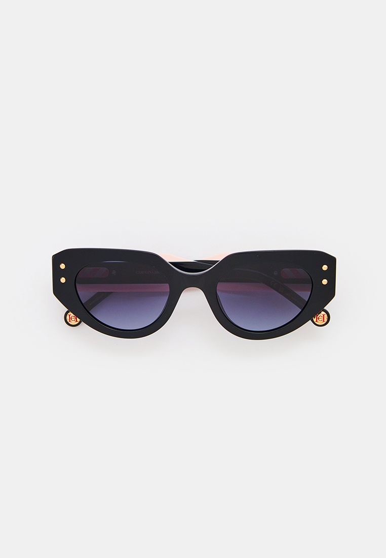 Очки солнцезащитные Carolina Herrera HER 0221/G/S 3H2, цвет: черный ...