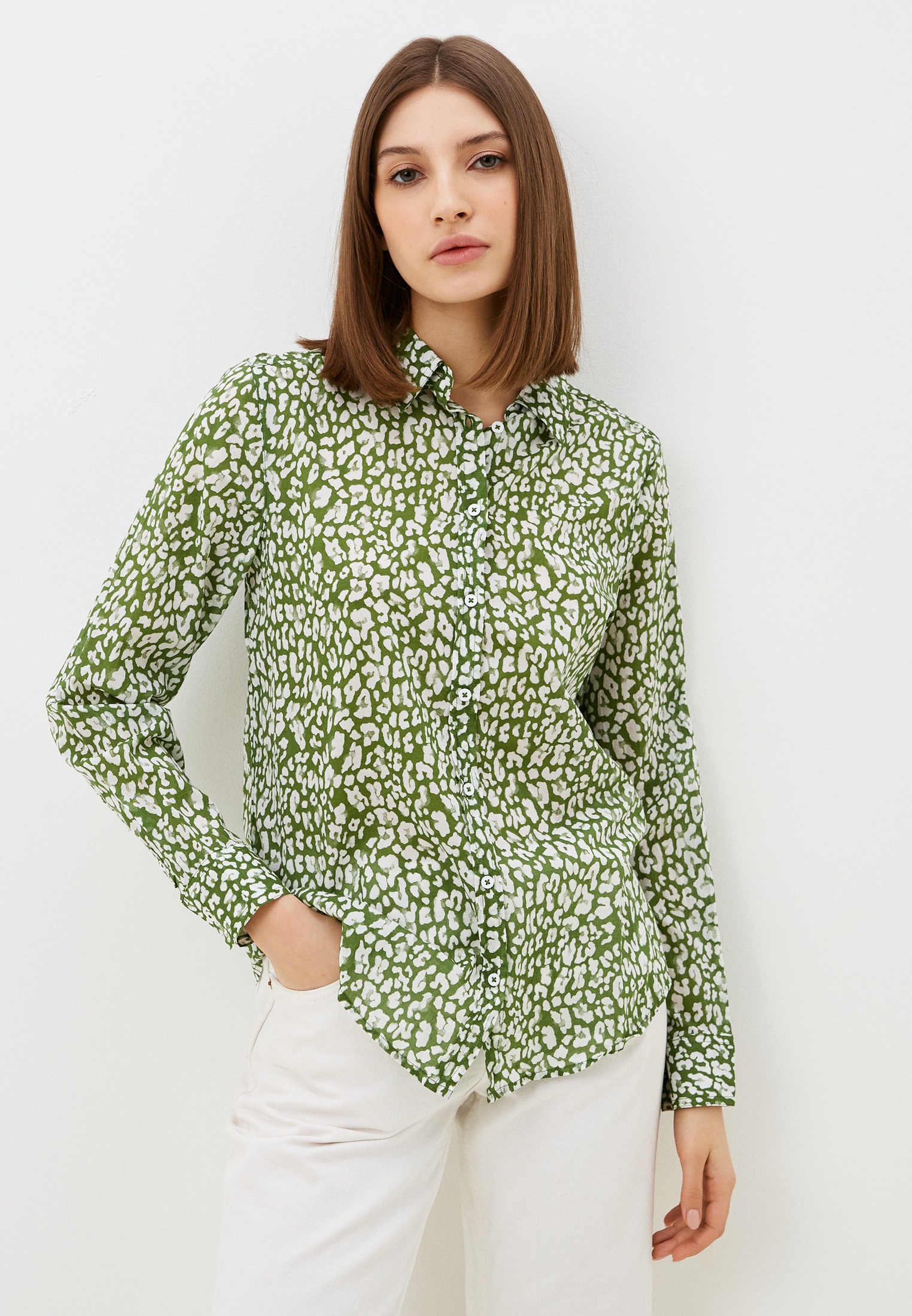 Рубашка United Colors of Benetton, цвет: зеленый, RTLADH812701 — купить ...