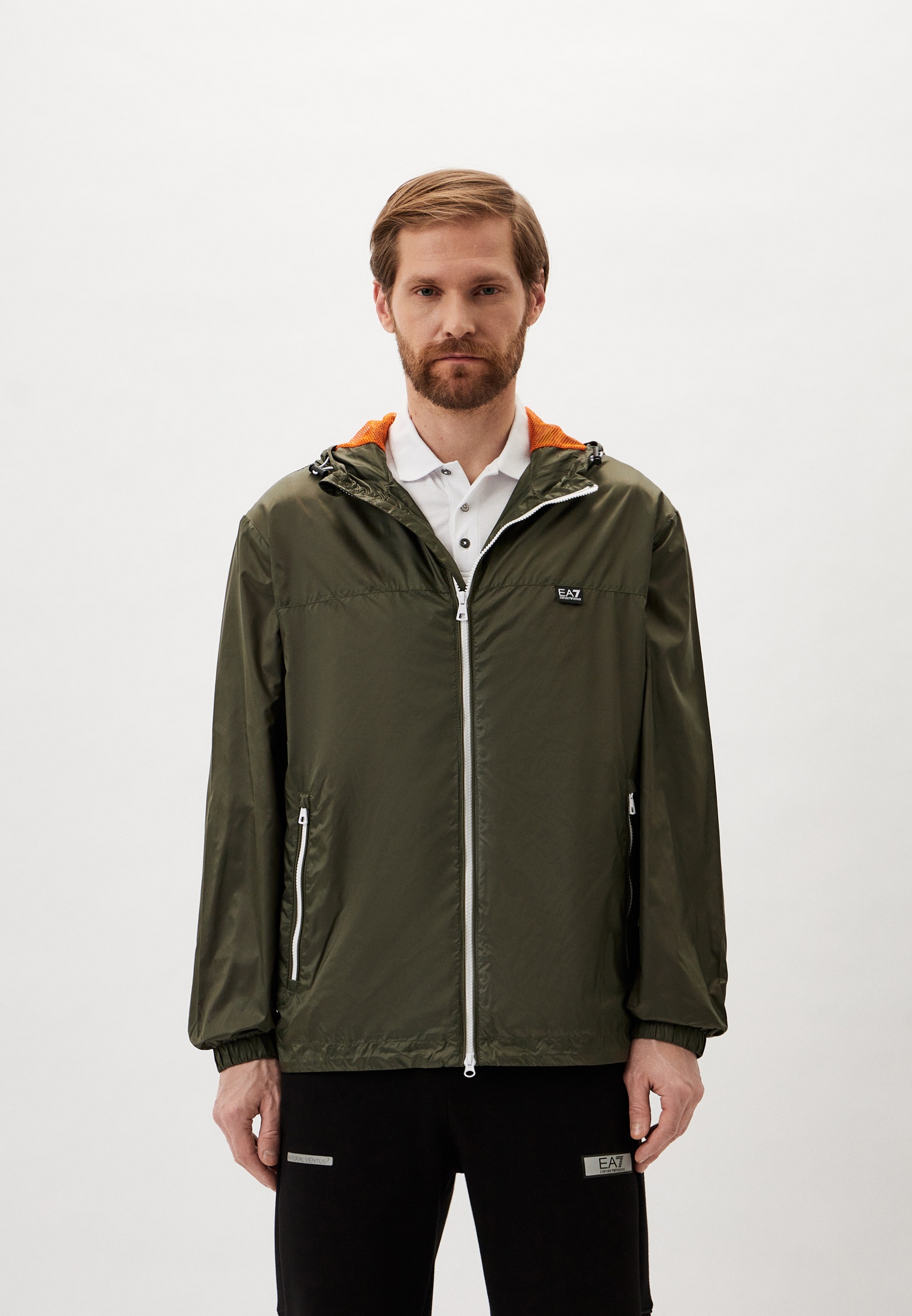 Ветровка EA7 LOGO SERIES M, цвет: хаки, RTLADI024701 — купить в ...