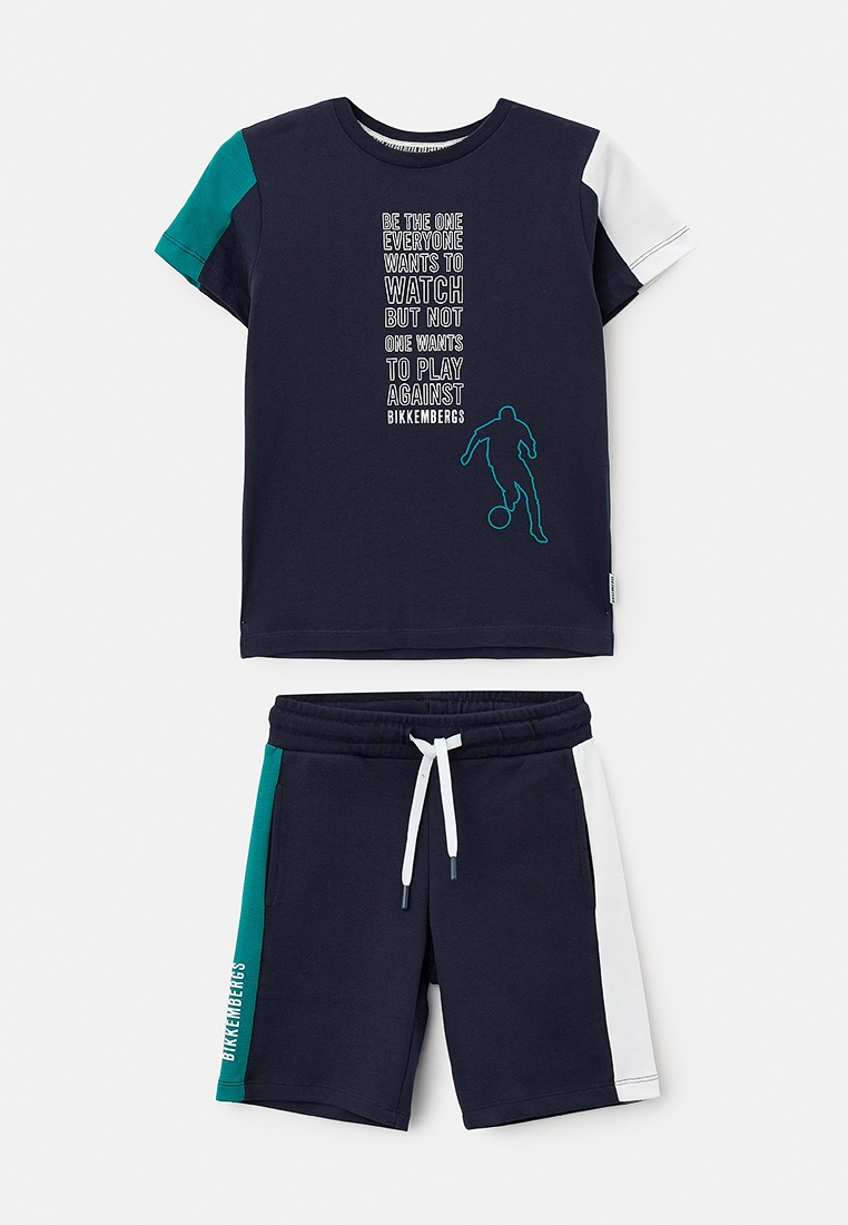 Футболка и шорты Bikkembergs, цвет: синий, RTLADI214501 — купить в ...