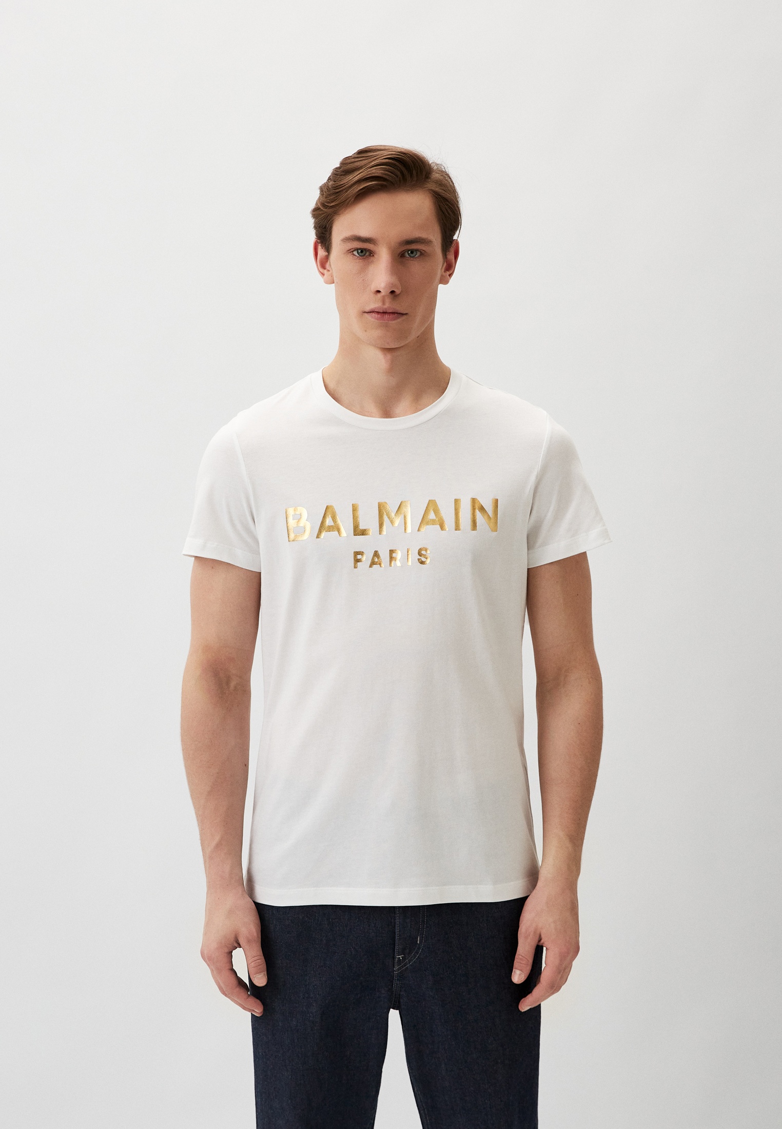 Футболка Balmain, цвет: белый, RTLADI281701 — купить в интернет ...