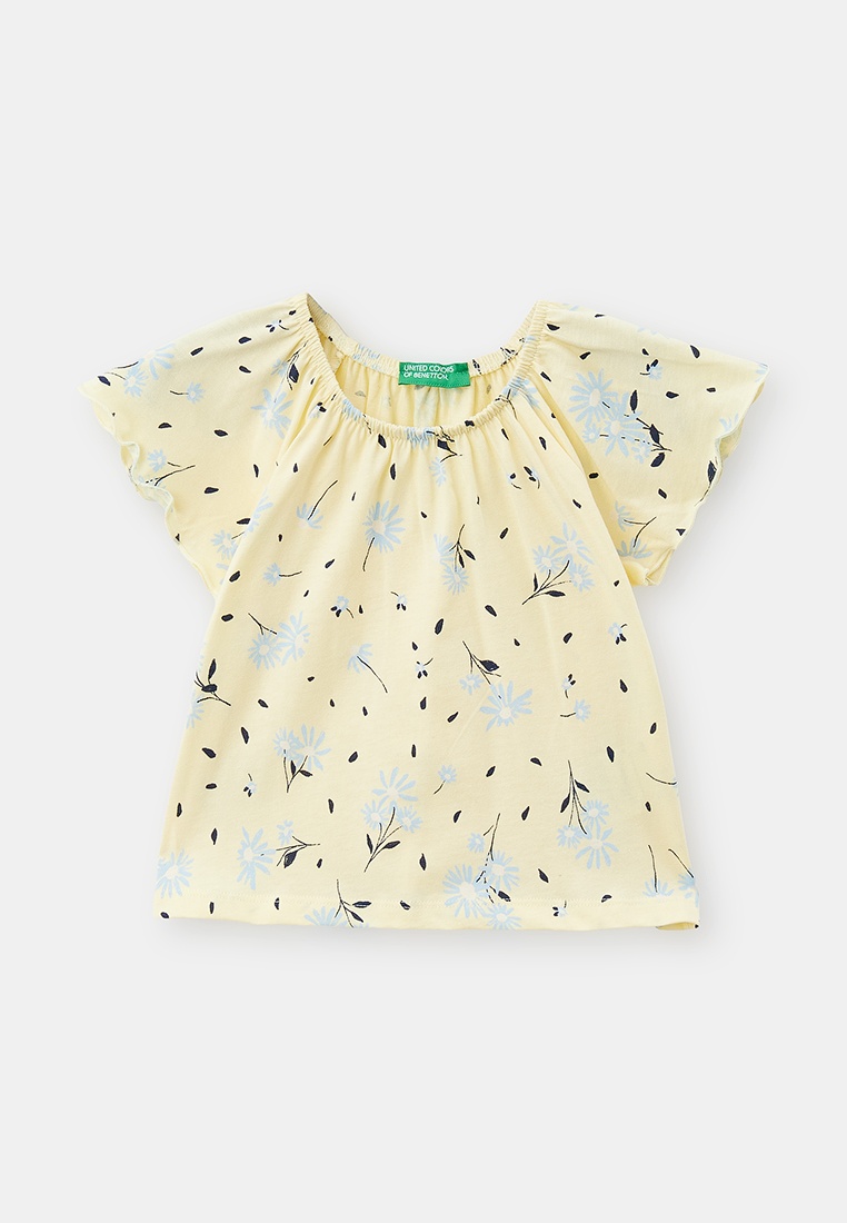 Футболка United Colors of Benetton, цвет: желтый, RTLADI328001 — купить ...