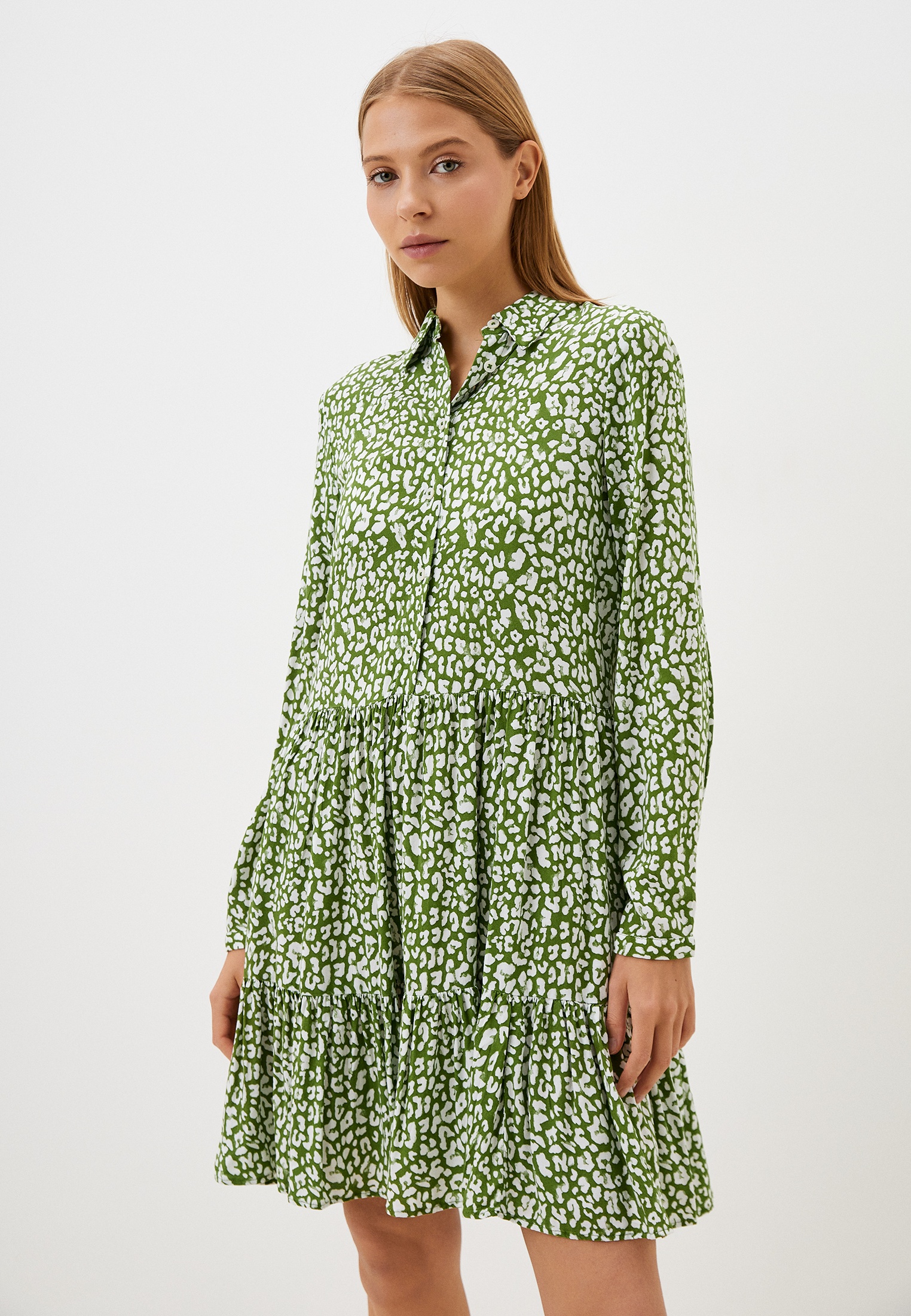 Платье United Colors Of Benetton цвет зеленый Rtladi377901 — купить