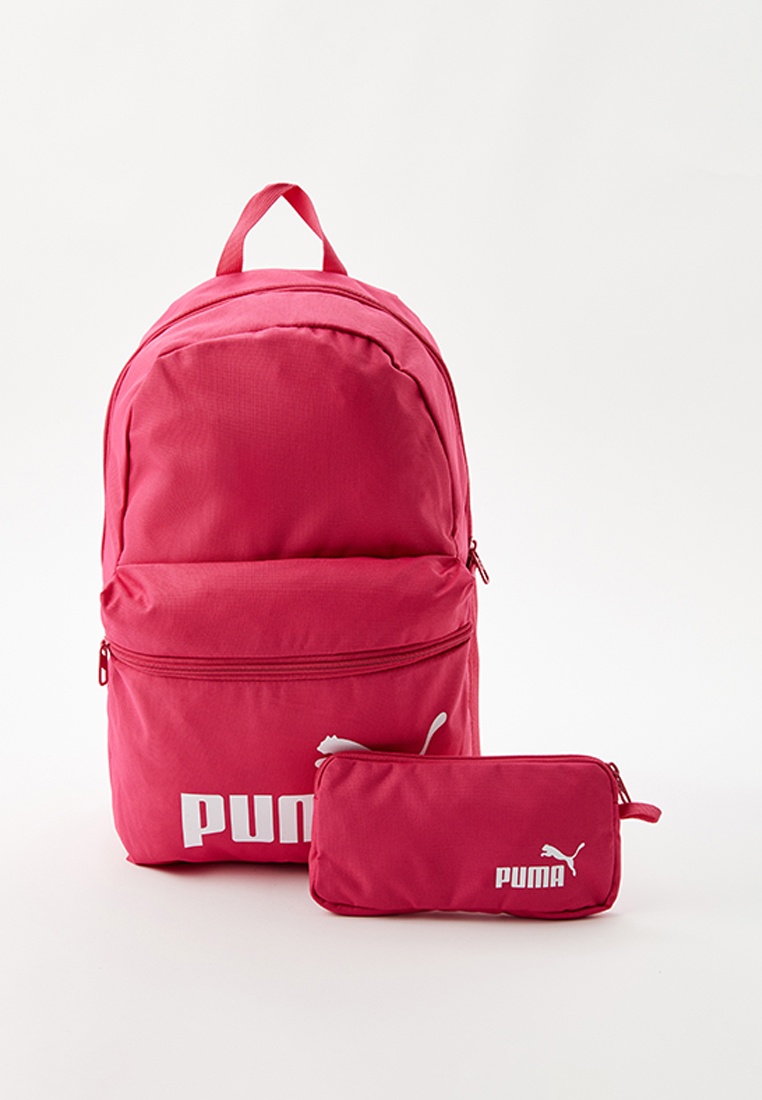 Рюкзак и пенал PUMA Phase Backpack Set, цвет: фуксия, RTLADI397201 ...