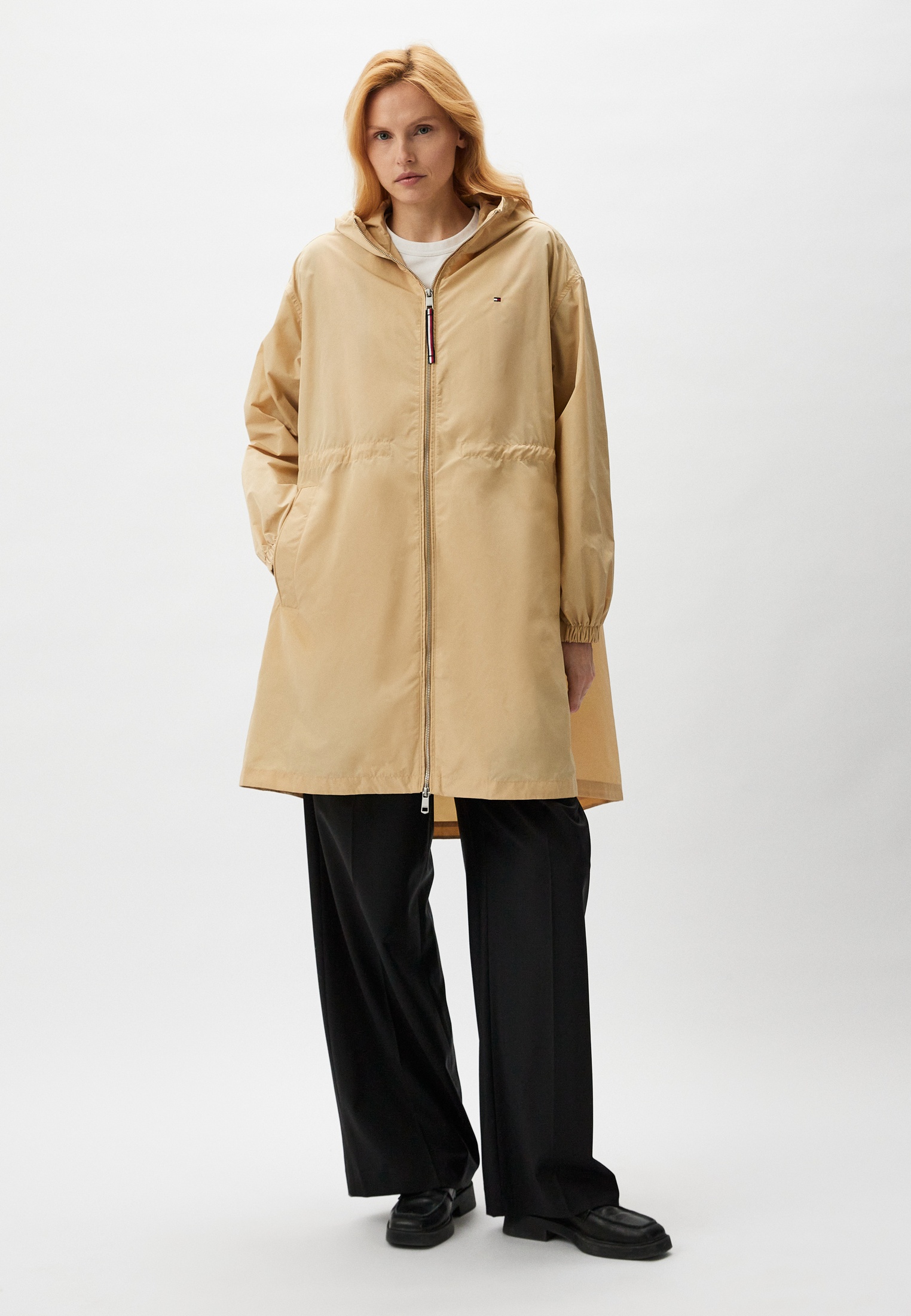 Плащ Tommy Hilfiger, цвет: бежевый, RTLADI426601 — купить в интернет ...