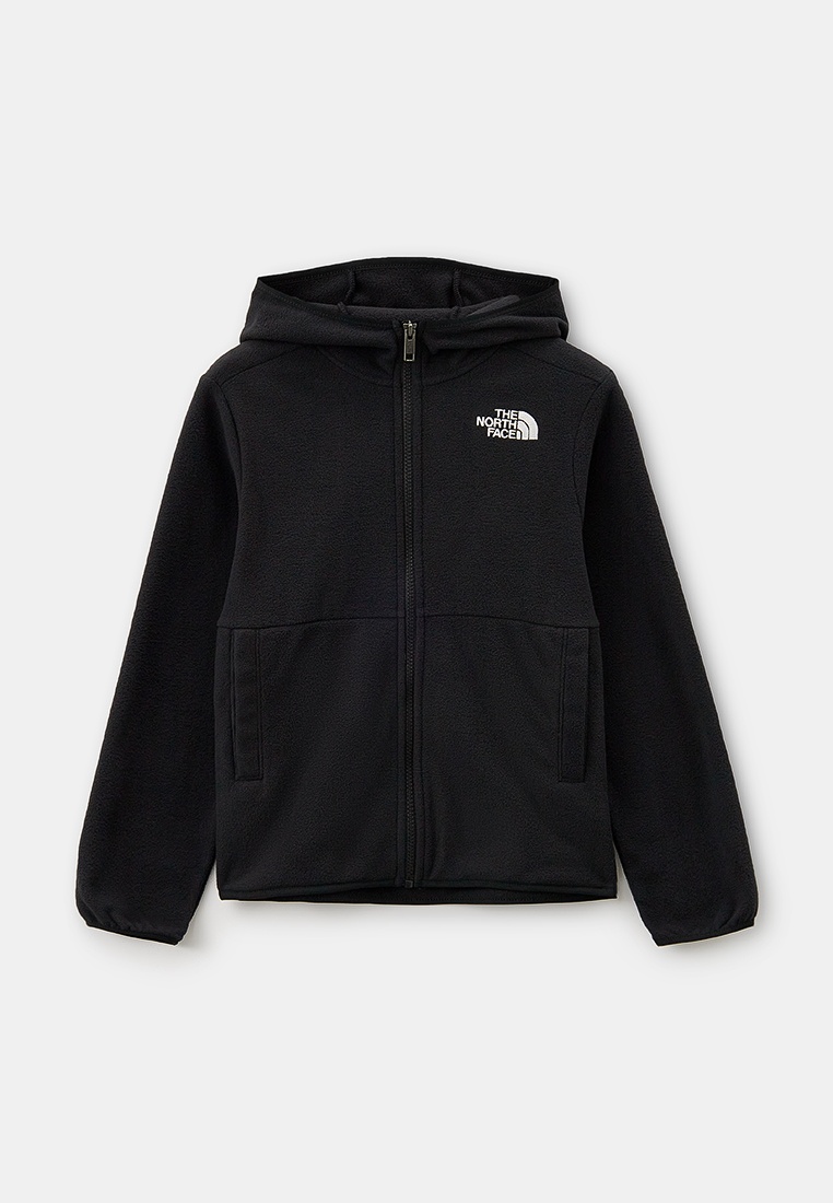 Толстовка The North Face Teen Glacier F/Z Hooded Jacket, цвет: черный ...