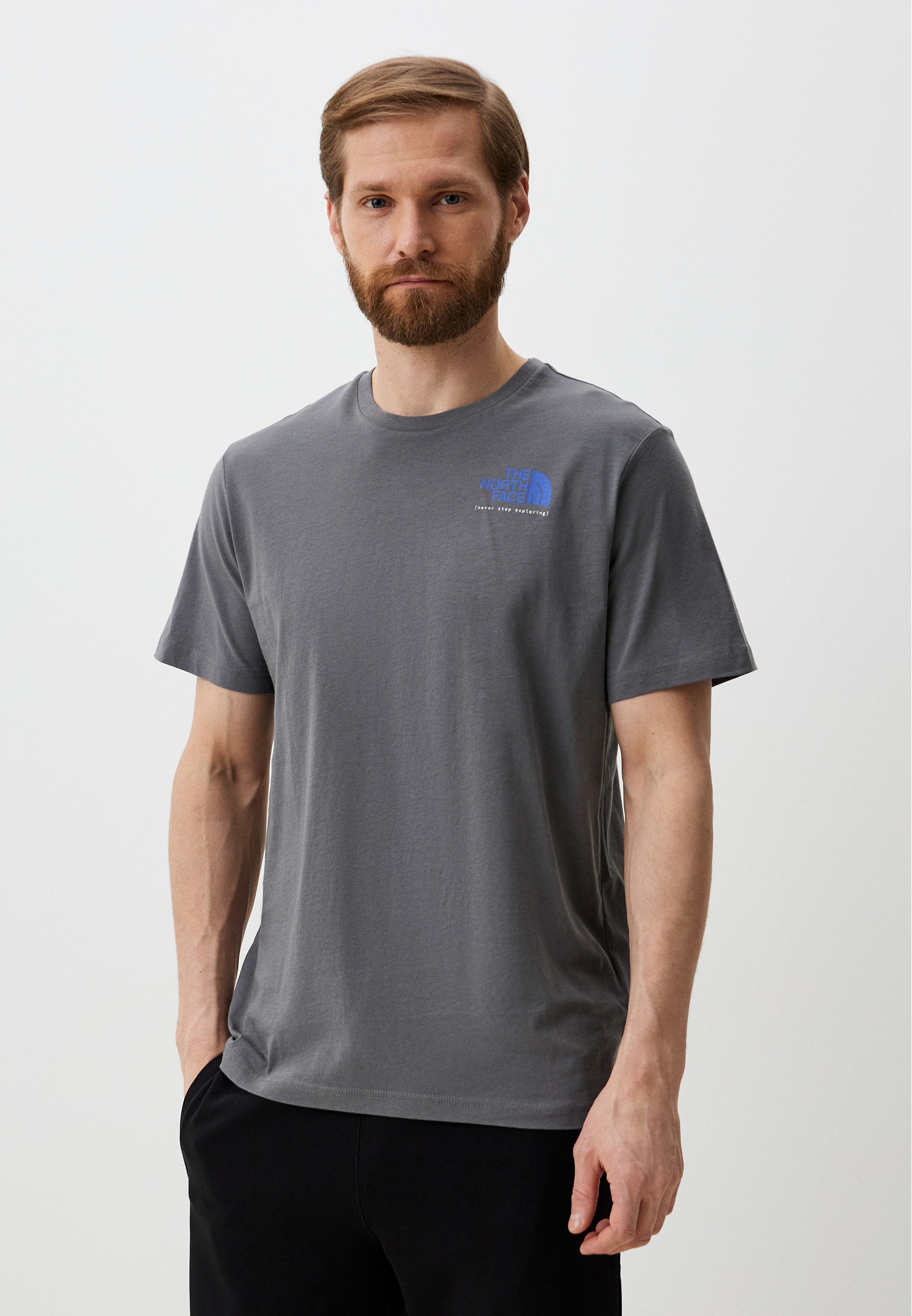 Футболка The North Face M Graphic S/S Tee, цвет: серый, RTLADI513001 ...