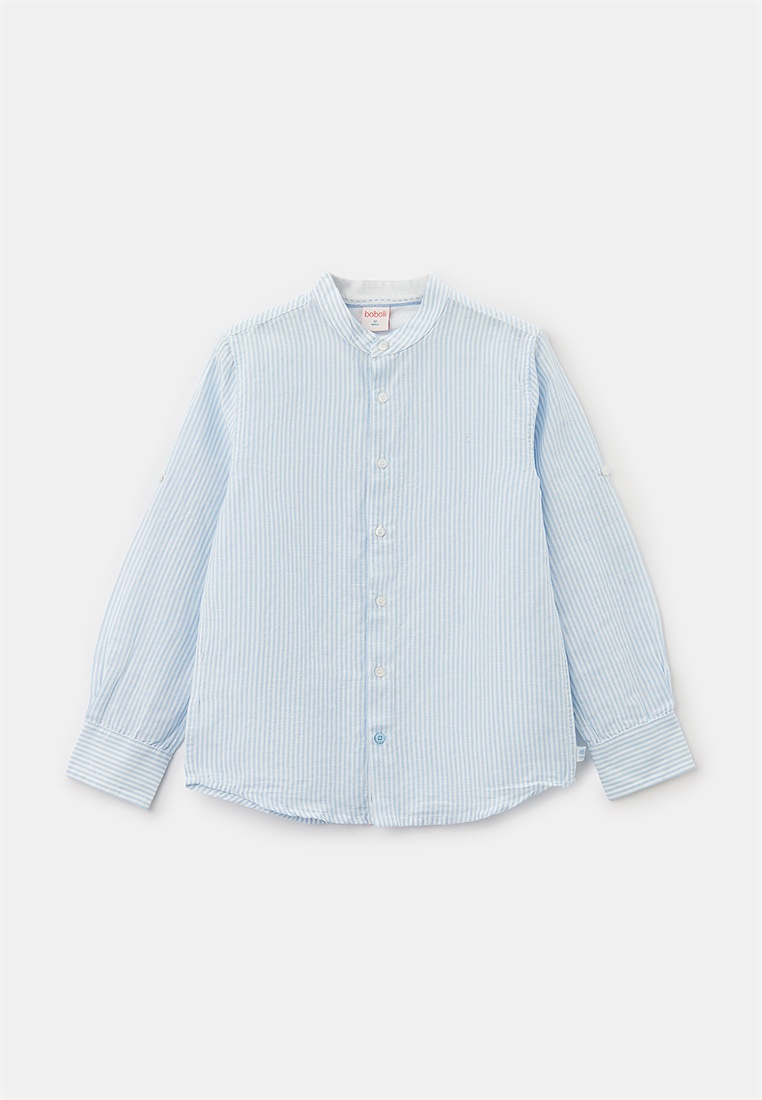 Рубашка Boboli, цвет: голубой, RTLADI552101 — купить в интернет ...
