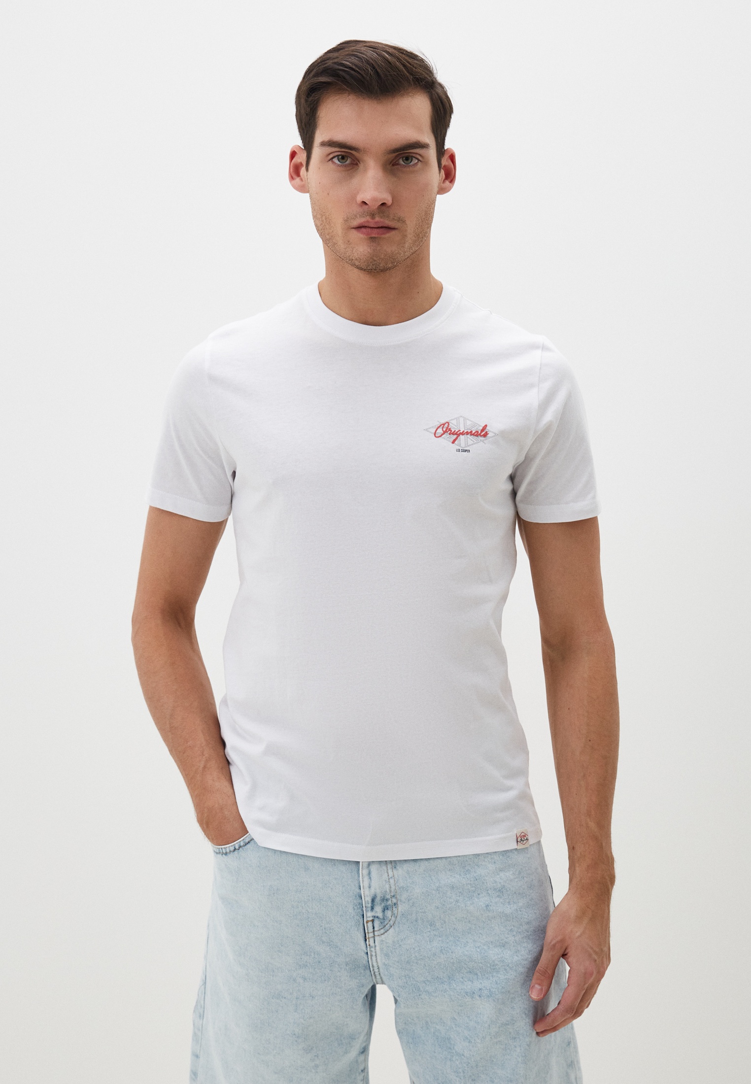 Футболка Lee Cooper, цвет: белый, RTLADI608301 — купить в интернет ...