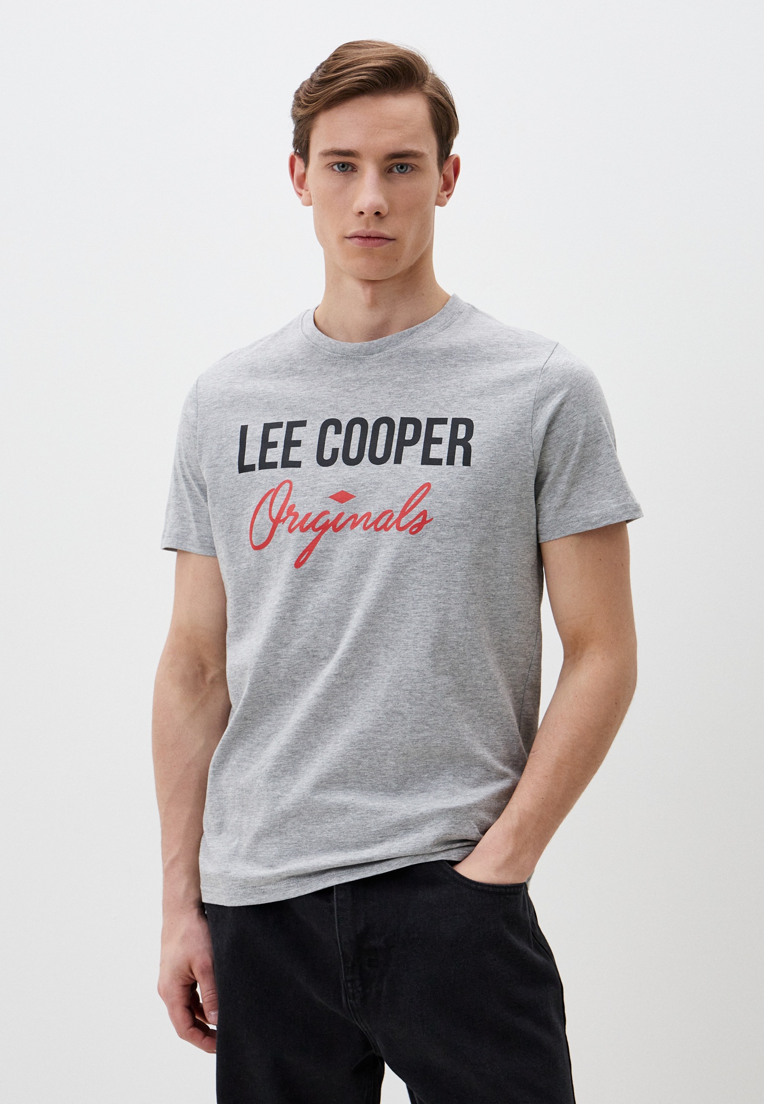 Футболка Lee Cooper, цвет: серый, RTLADI751702 — купить в интернет ...