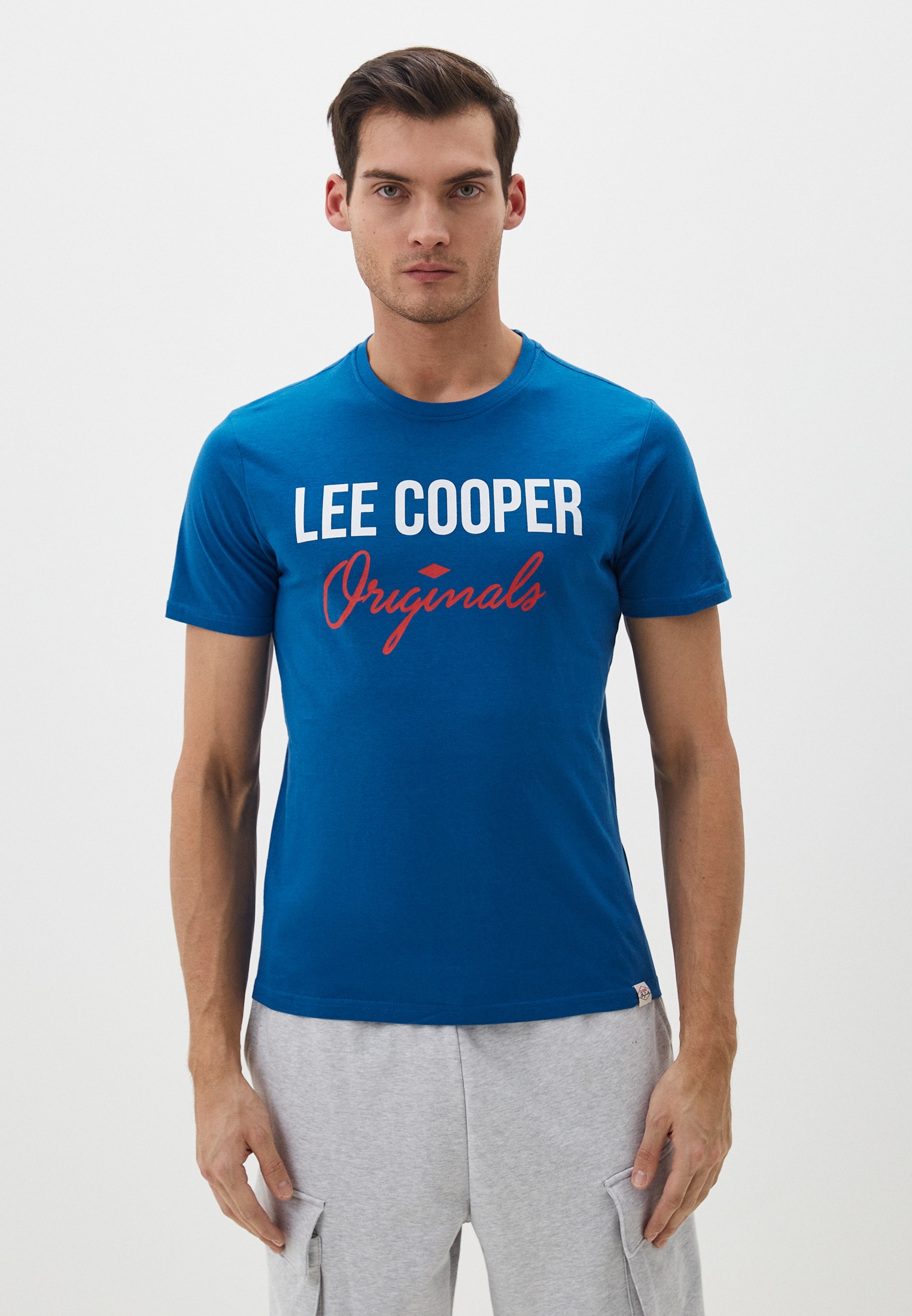 Футболка Lee Cooper, цвет: синий, RTLADI751902 — купить в интернет ...