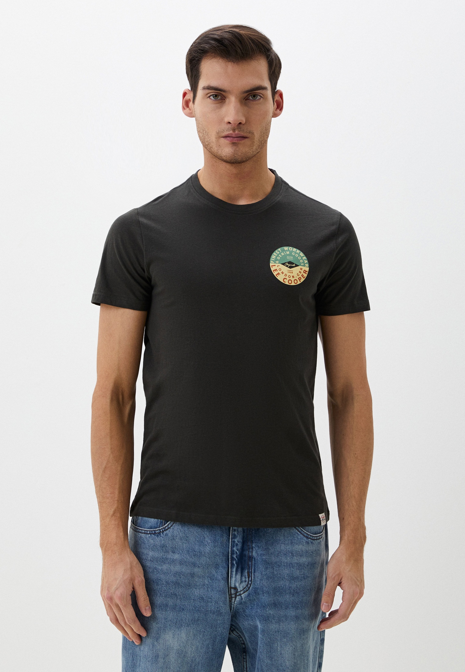 Футболка Lee Cooper, цвет: хаки, RTLADI752802 — купить в интернет ...